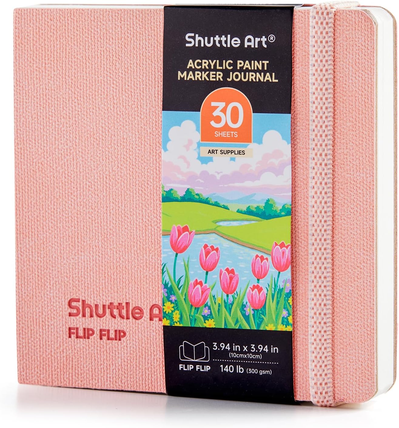 Shuttle Art Acrylic Paint Marker Journal - 30 Sheets 3.94x3.94 ...