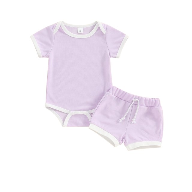 Shuttle tree Baby Girl Clothes Infant Newborn Girl Outfits Summer Clothes Romper Short - Walmart.com