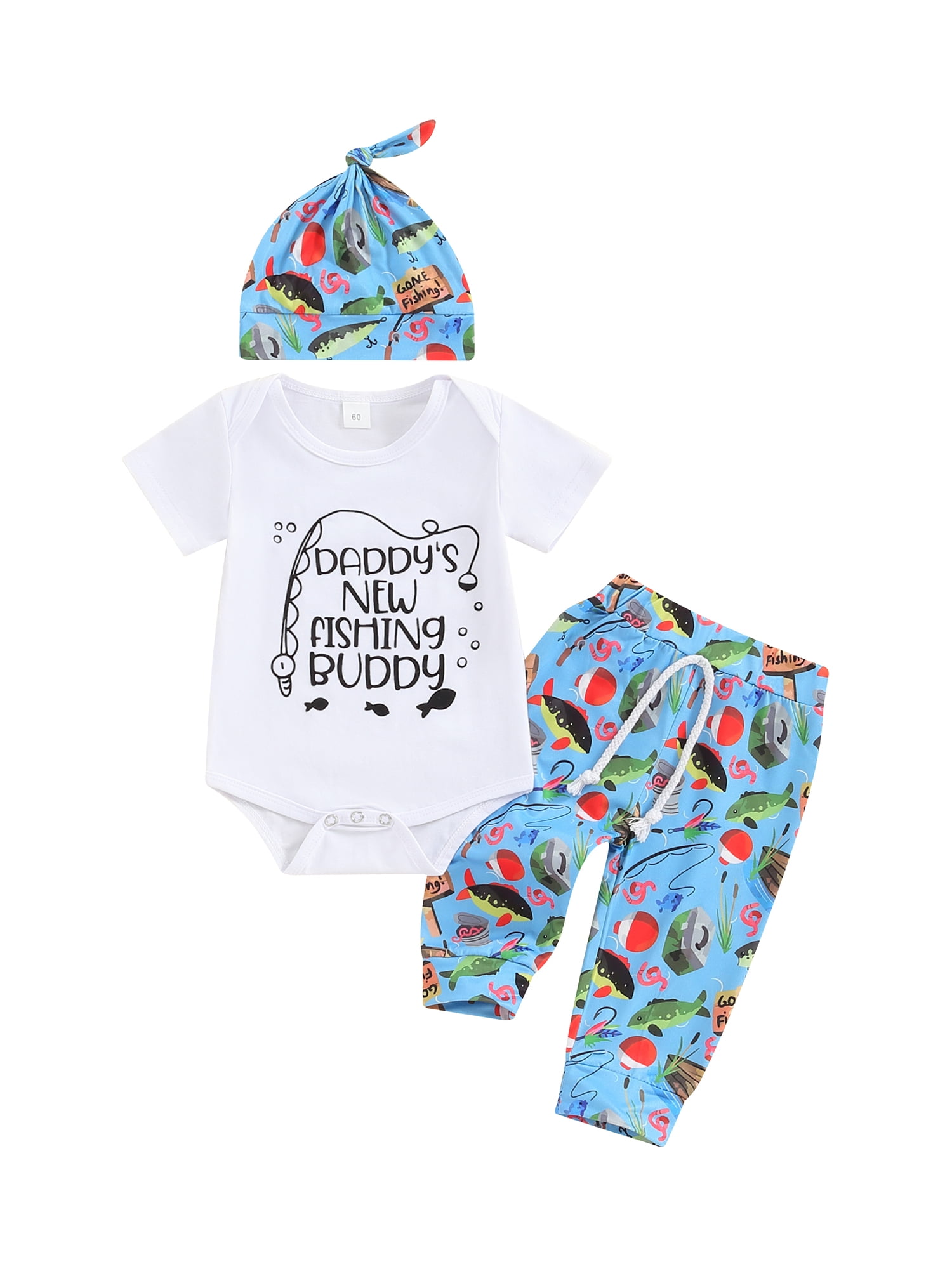 Shuttle tree Baby Summer Clothes Letter Print Short Sleeve Romper Top and Pants Beanies Outfits ...