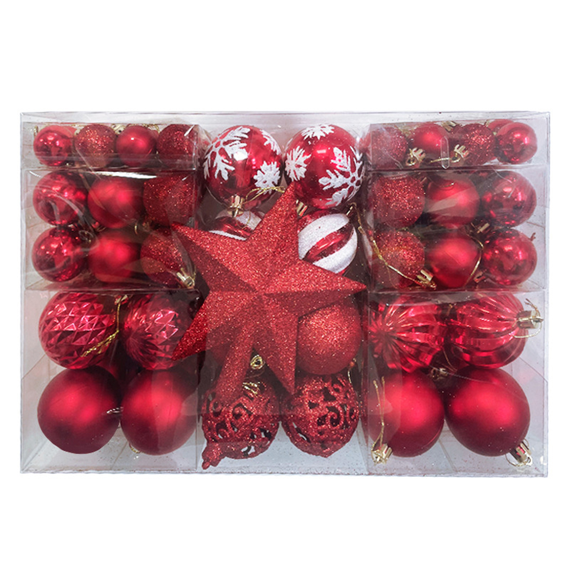 Shuttle tree Christmas Tree Ornaments Set 101Pcs Assorted Hanging ...