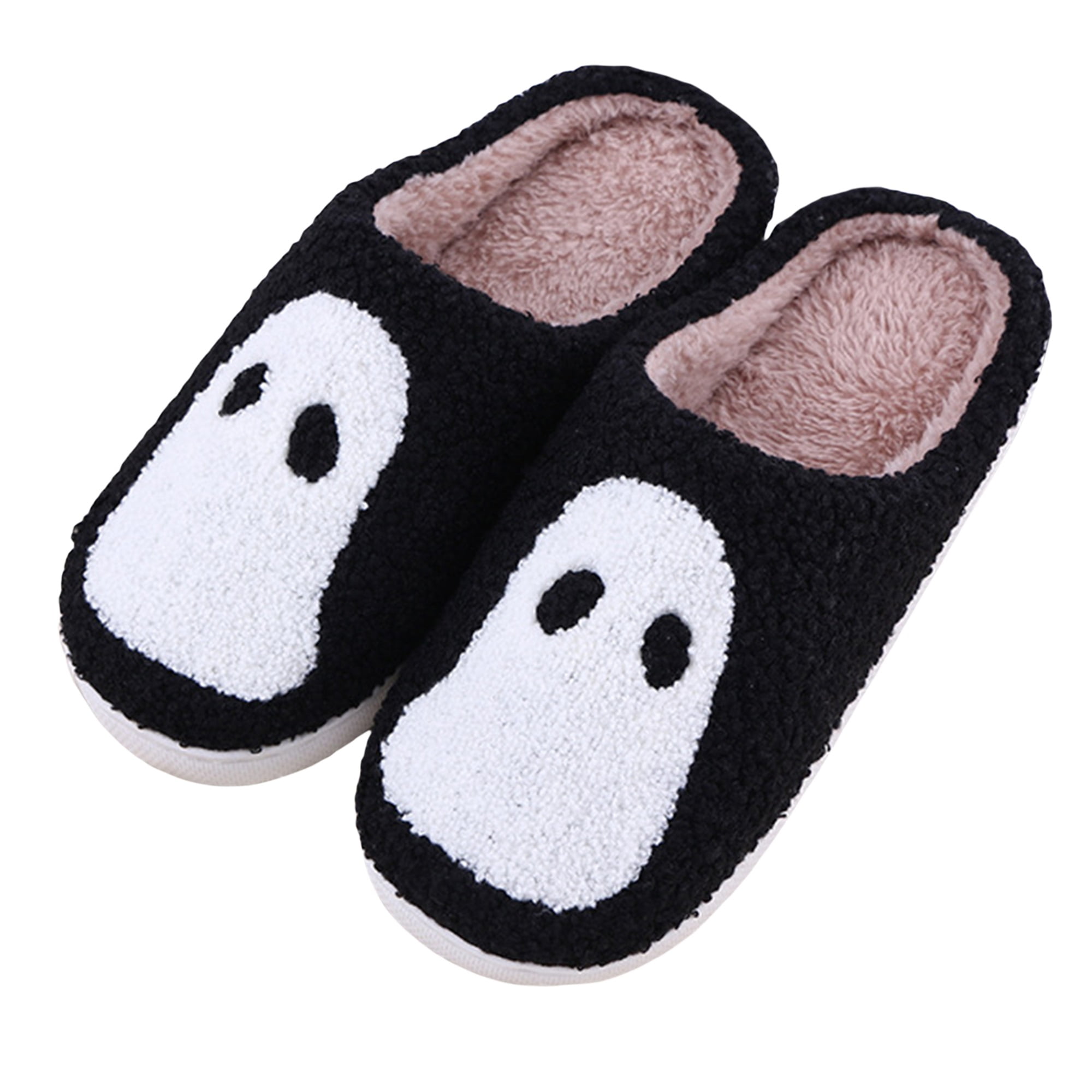 Shuttle tree Halloween Slippers Ghost Slippers Women Men Furry House ...