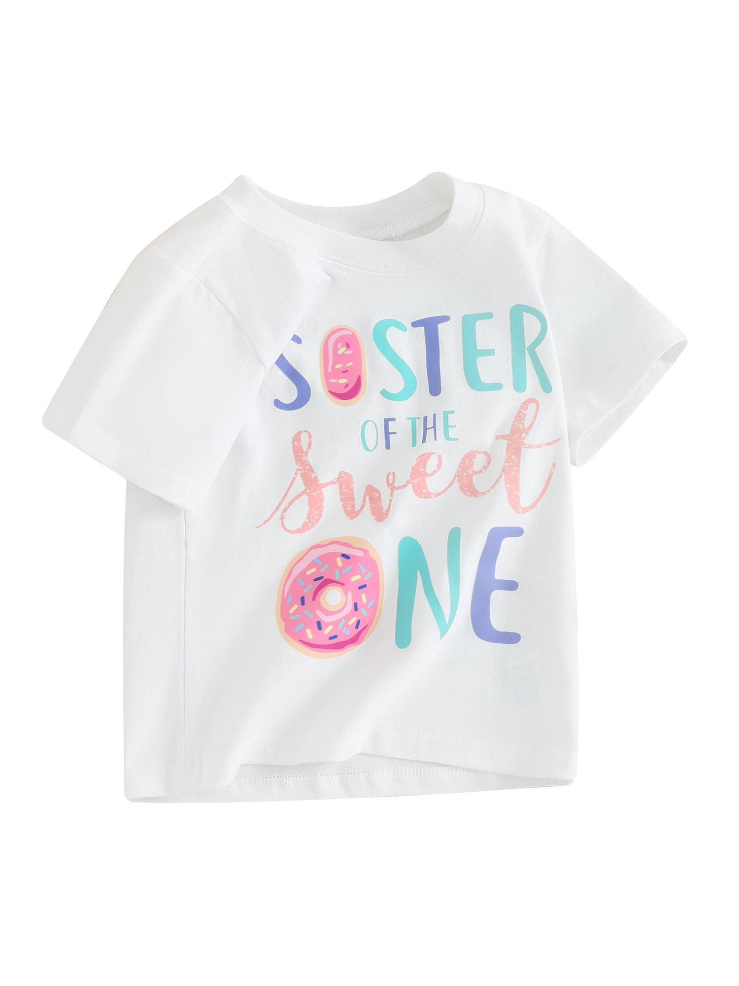 Shuttle tree Kids Toddler Baby Girl Boy Sister/ Brother Matching Birthday Shirt Cute Letter ...