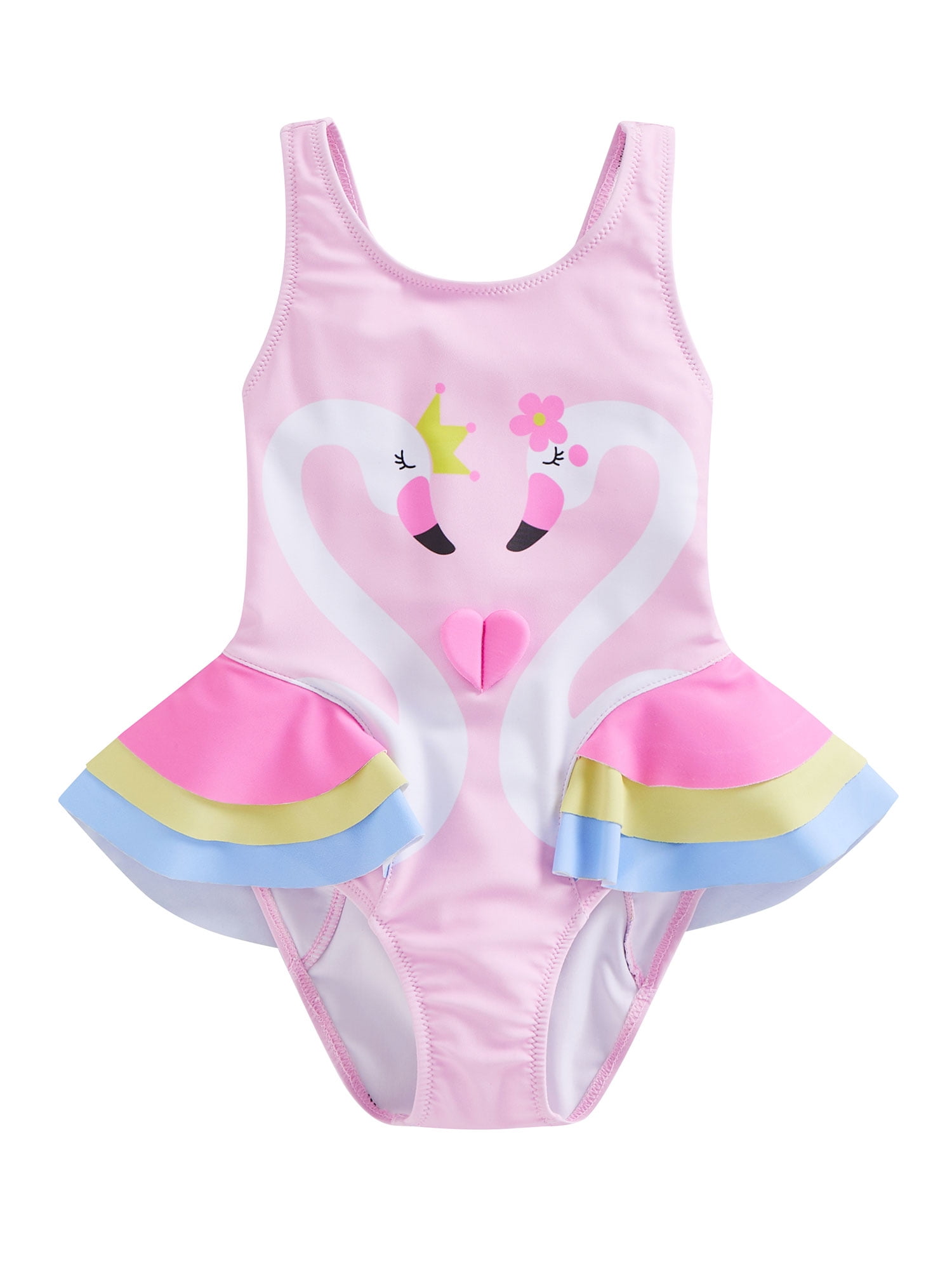 Shuttle tree Kids Toddler Baby Girls One Pieces Swimsuit Cute Swimwear ...