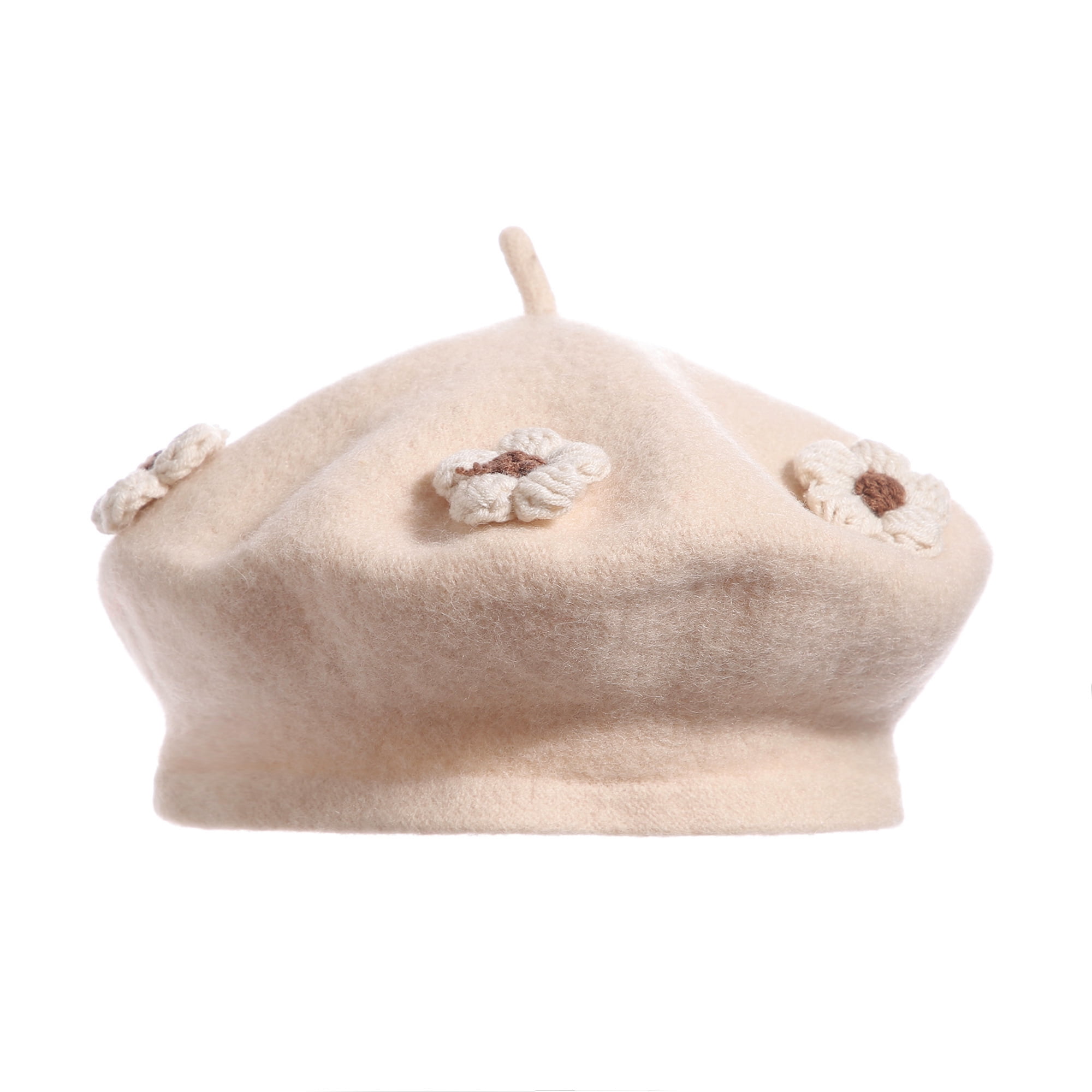Shuttle tree Kids Wool French Beret - Little Girls Artist Beret Hat 2 ...