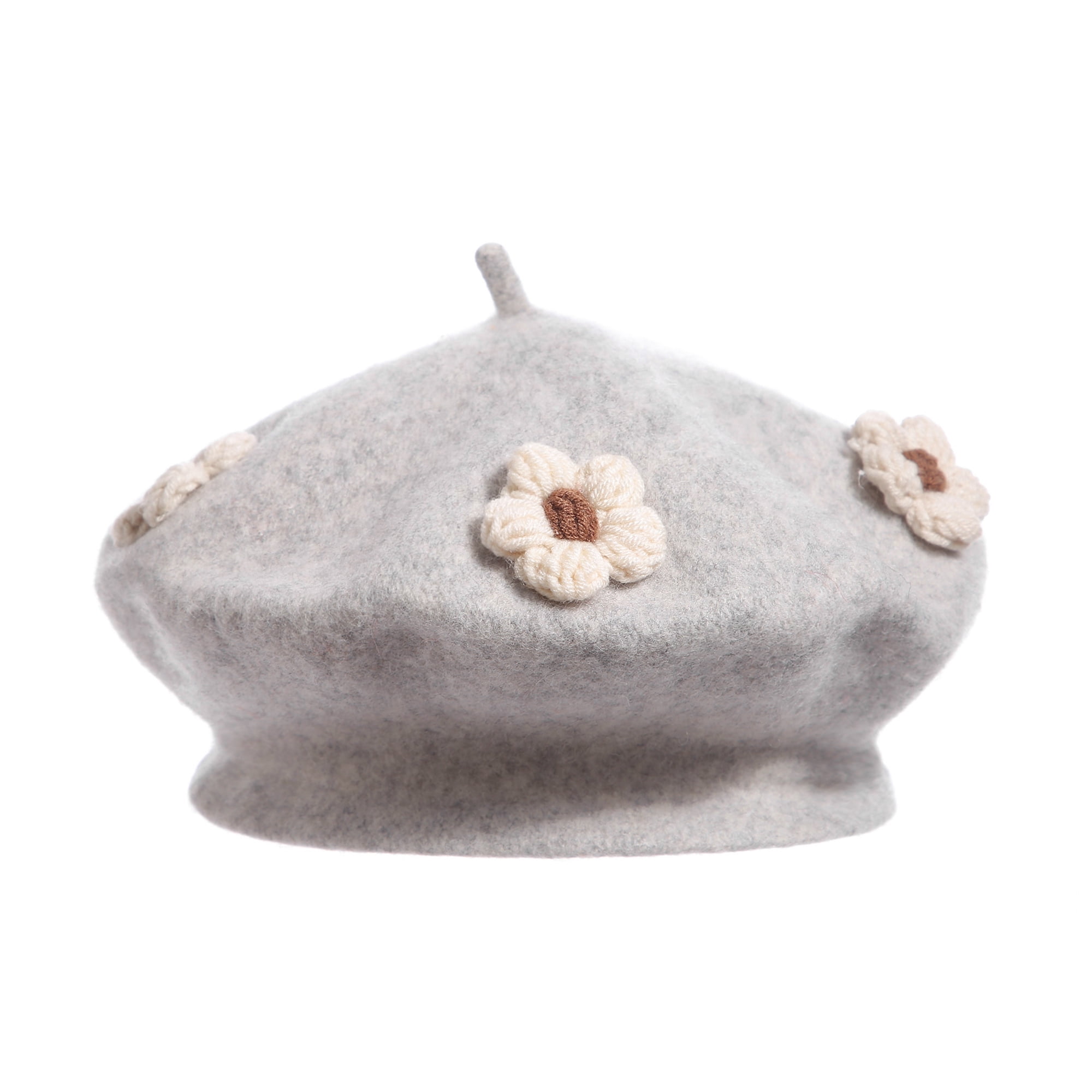 Shuttle tree Kids Wool French Beret - Little Girls Artist Beret Hat 2 ...