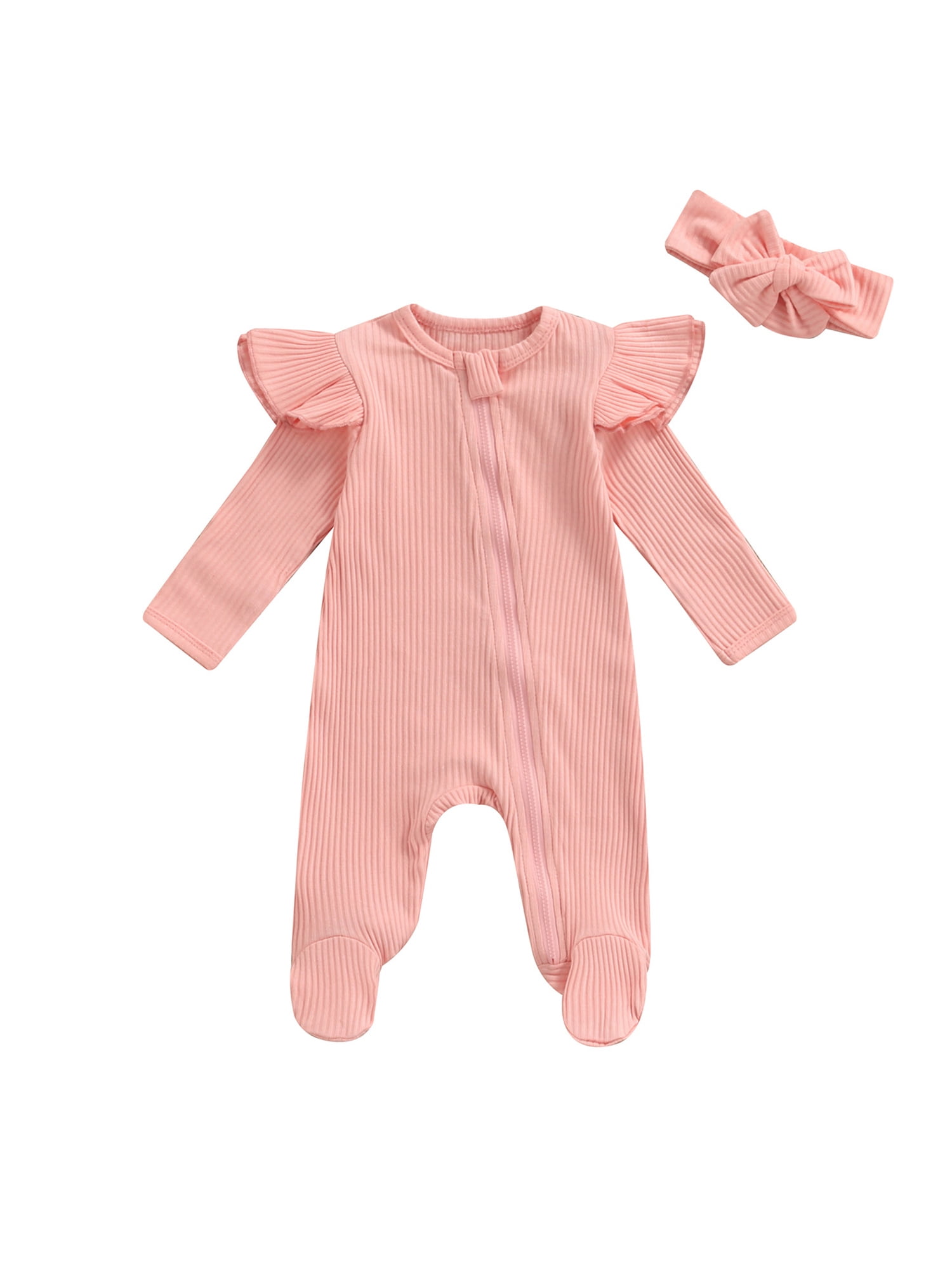 Shuttle tree My First Baby Girl Valentines Day Outfit Ruffle Romper Newborn Coming Home Clothes ...