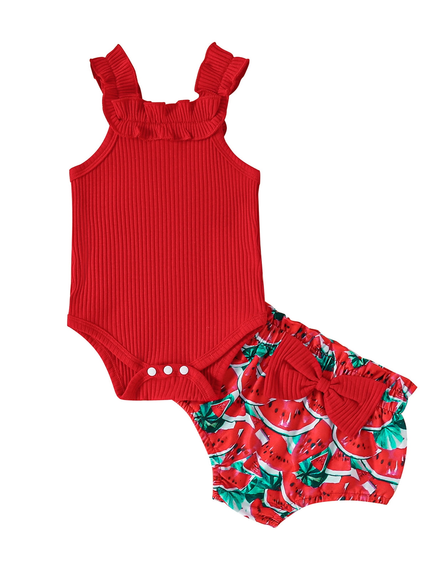 Shuttle tree Newborn Baby Girl Clothes Romper Shorts Set Floral Summer Outfits Cute Baby Clothes ...