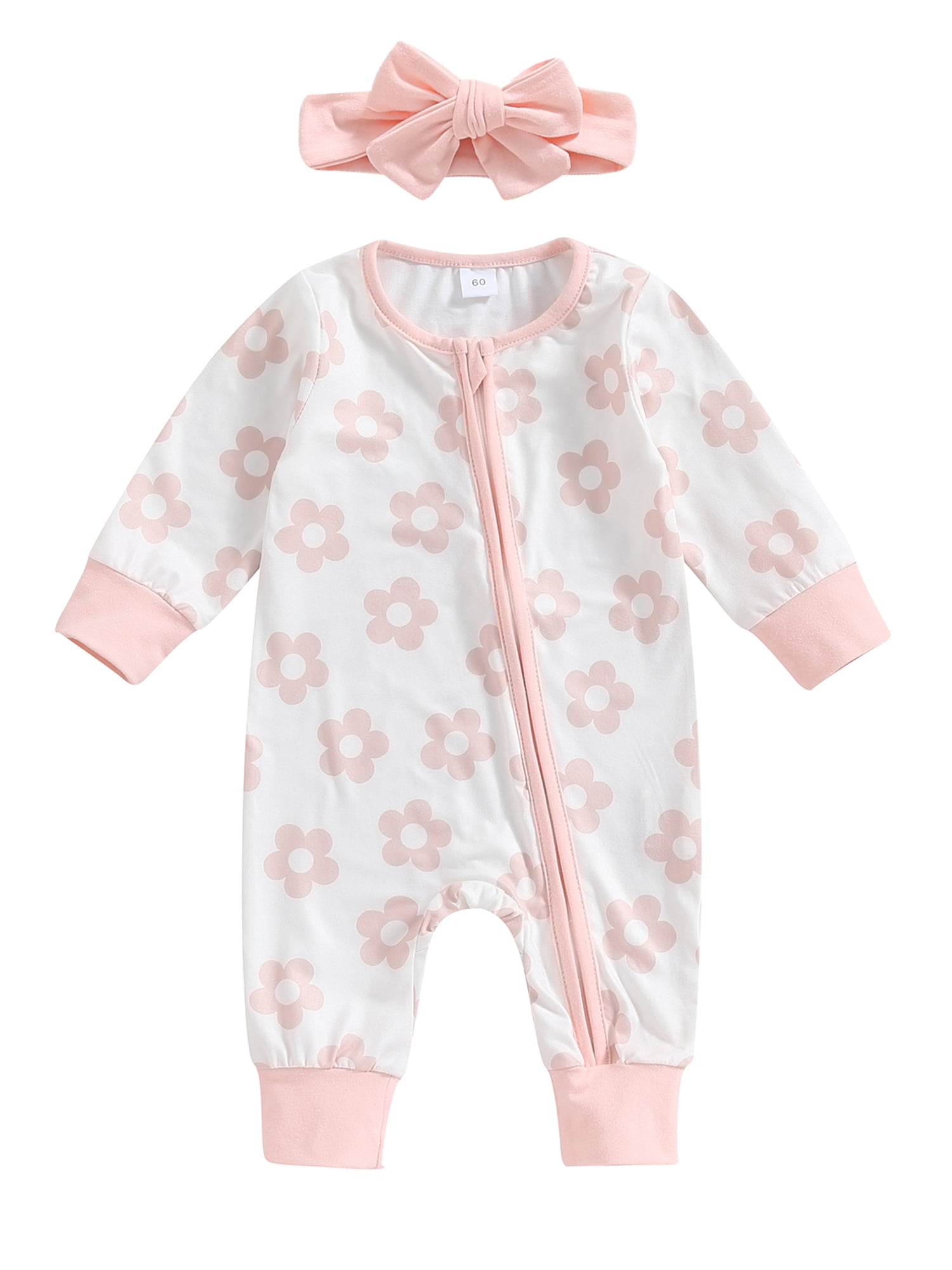 Shuttle tree Newborn Baby Girl Romper Clothes Infant Floral Onesie Bodysuit Jumpsuit Outfits ...