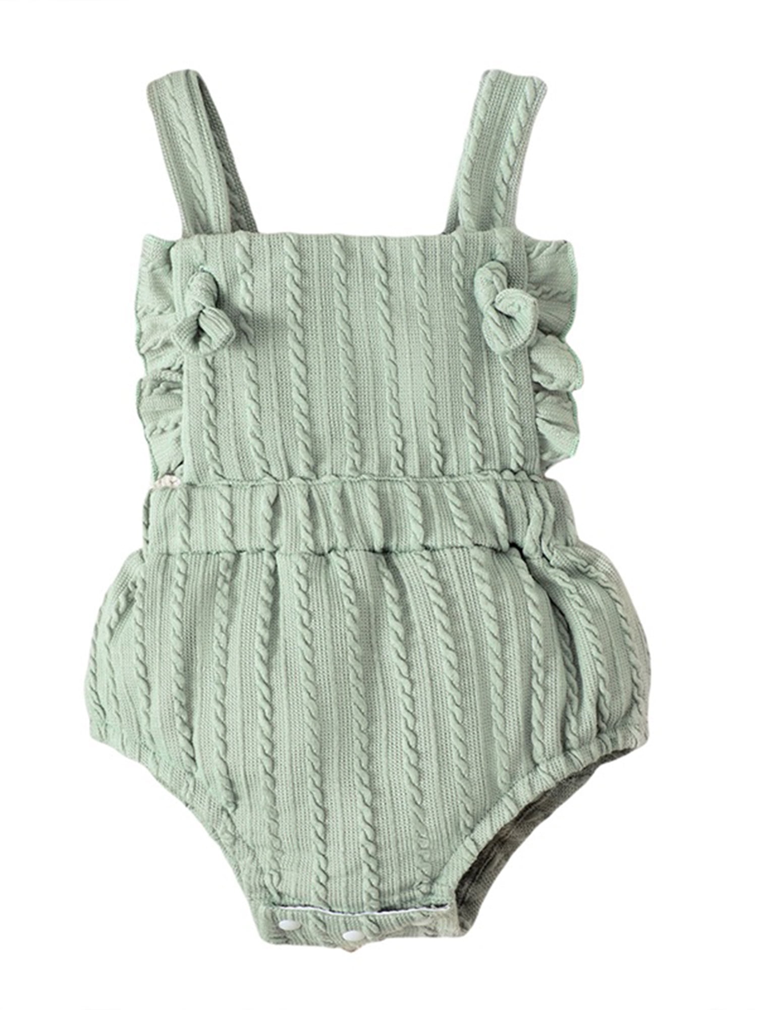 Shuttle tree Newborn Baby Girls Ruffle Romper Jumpsuit Bodysuit Summer ...