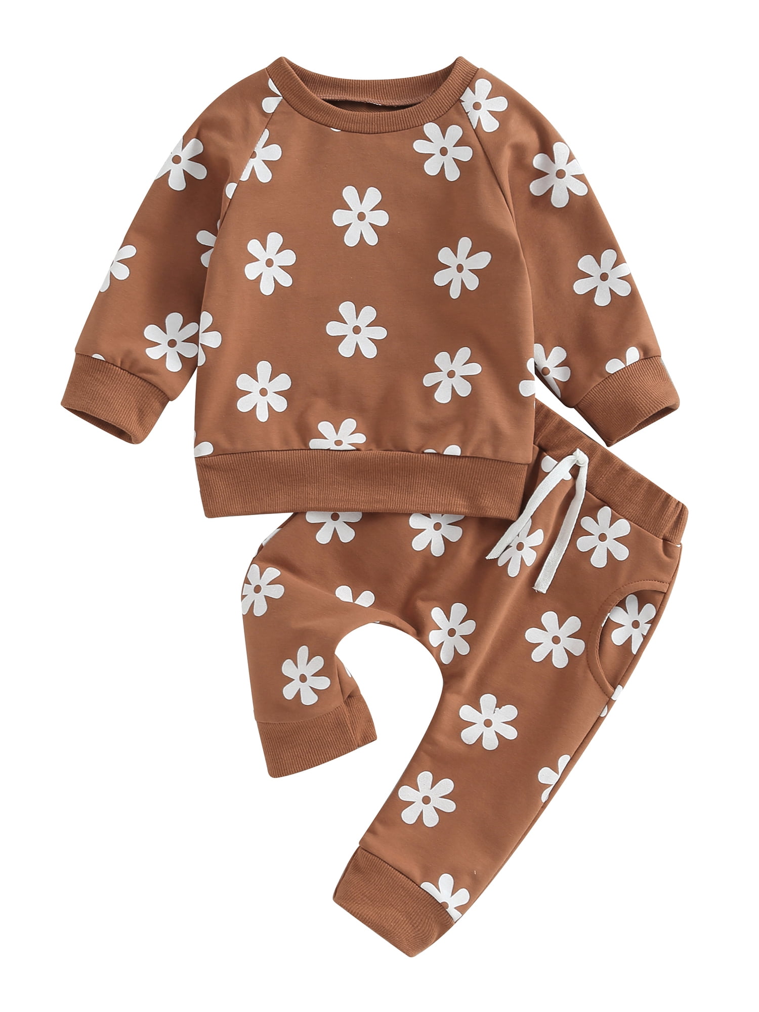 Shuttle tree Newborn Infant Baby Girl Clothes Set Long Sleeve Sweatshirts Tops Pants Outfits ...