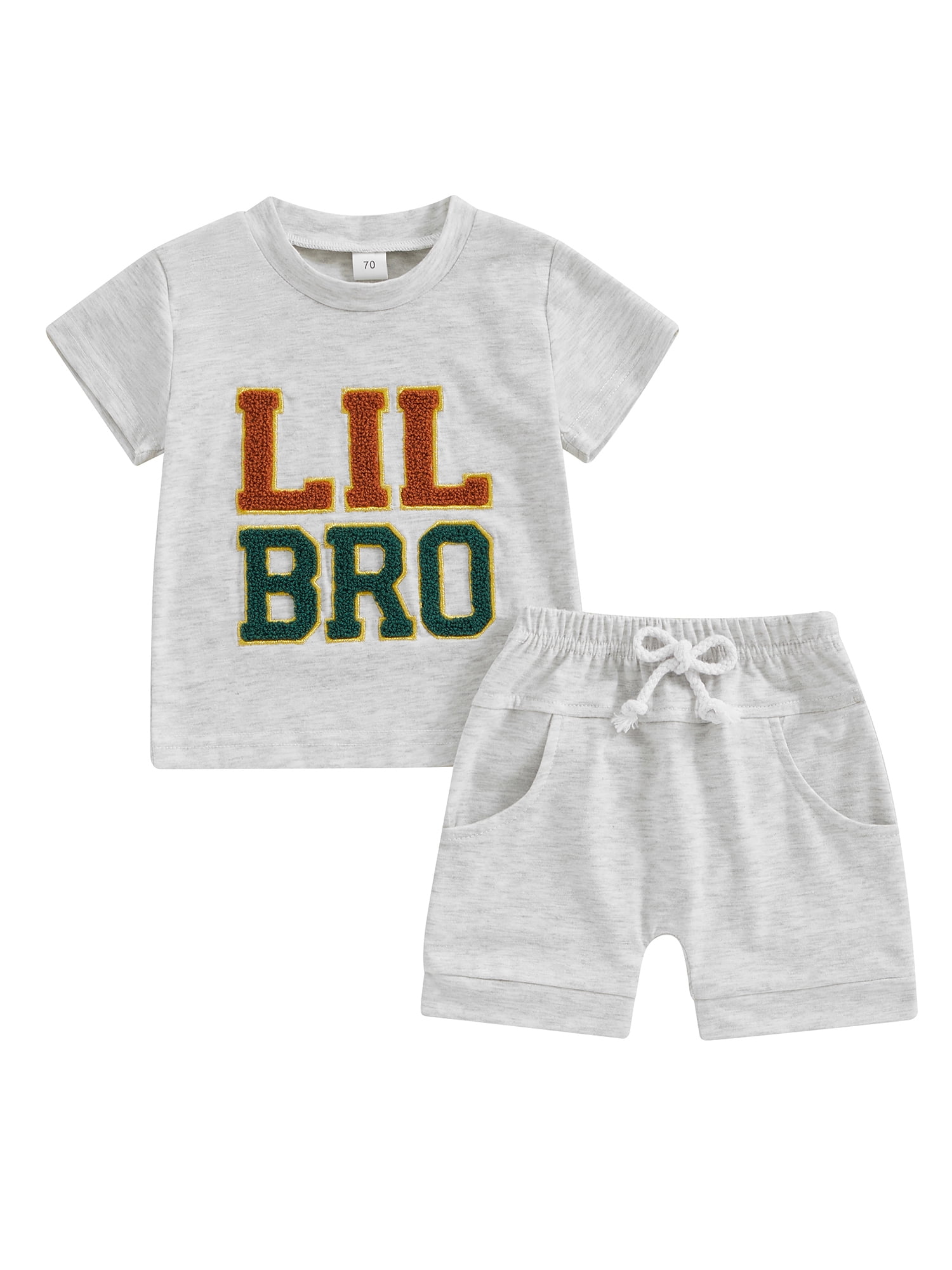 Shuttle tree Toddler Baby Boy Brother Matching Girl Sister Clothes Letter Embroidery T Shirt ...