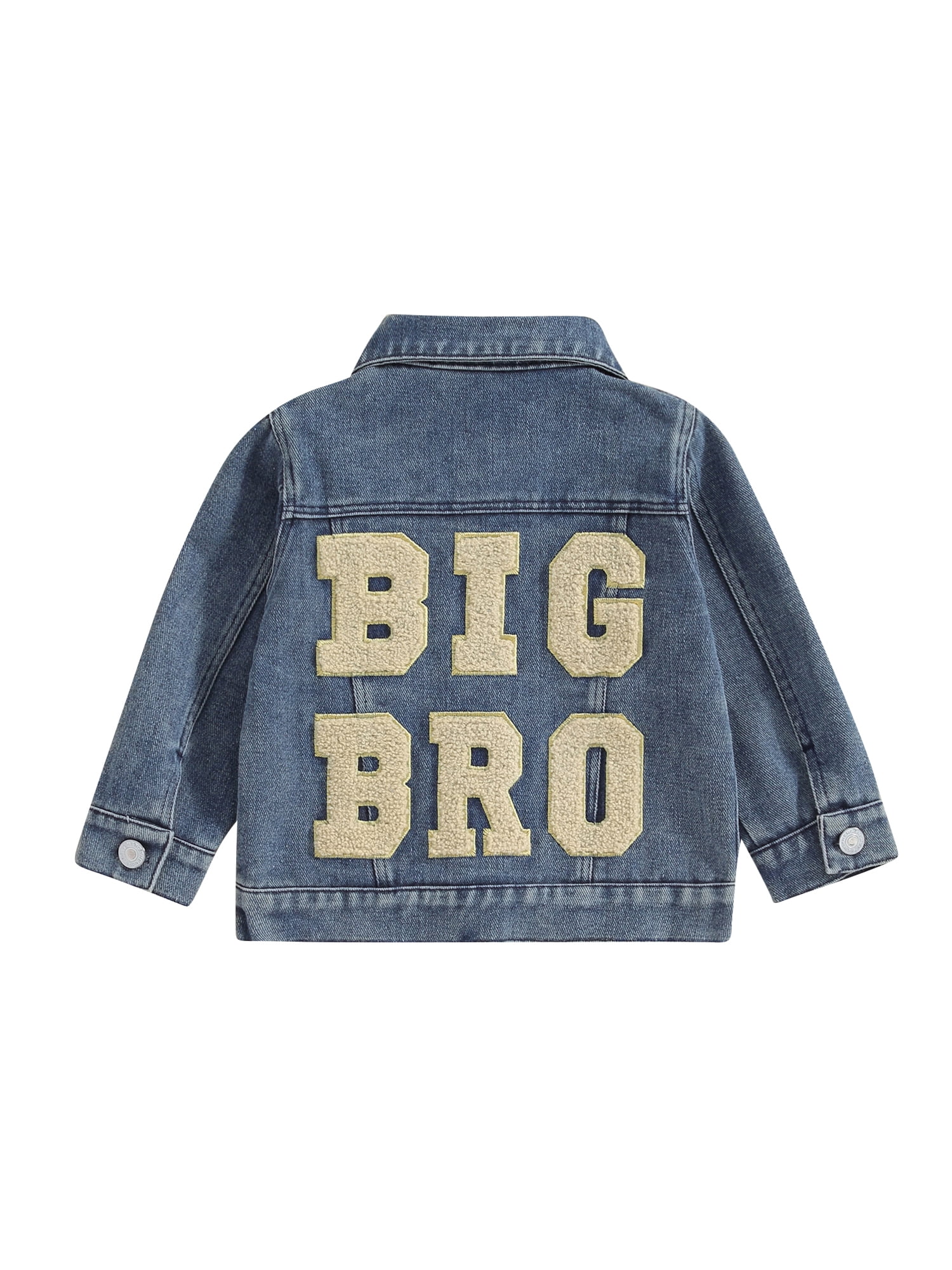 Shuttle tree Toddler Baby Boy Long Sleeve Letter Embroidery Denim Jean ...