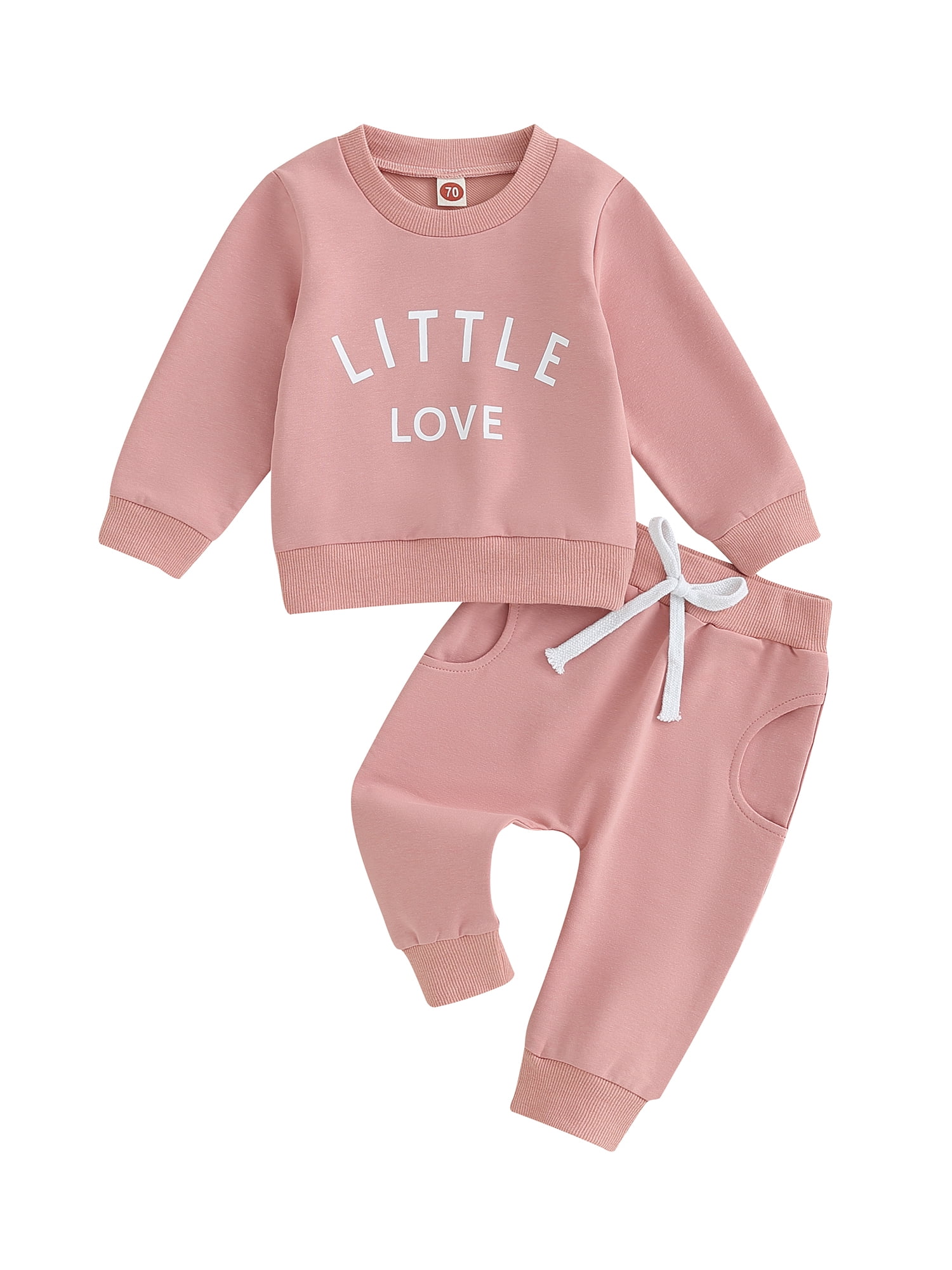 Shuttle tree Toddler Baby Girl Fall Winter Outfits Long Sleeve Sweatshirt Tops Pants Clothes Set ...