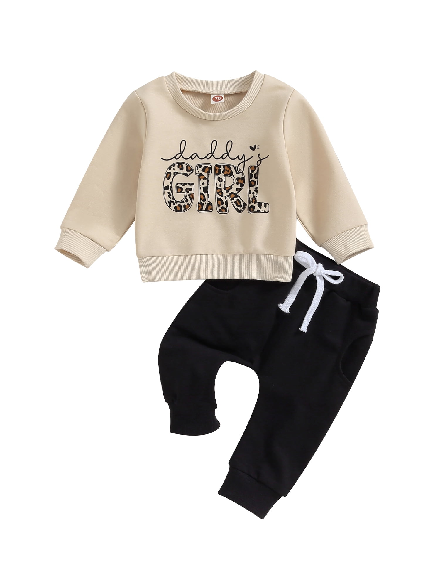 Shuttle tree Toddler Baby Girl Fall Winter Outfits Long Sleeve Sweatshirt Tops Pants Clothes Set ...