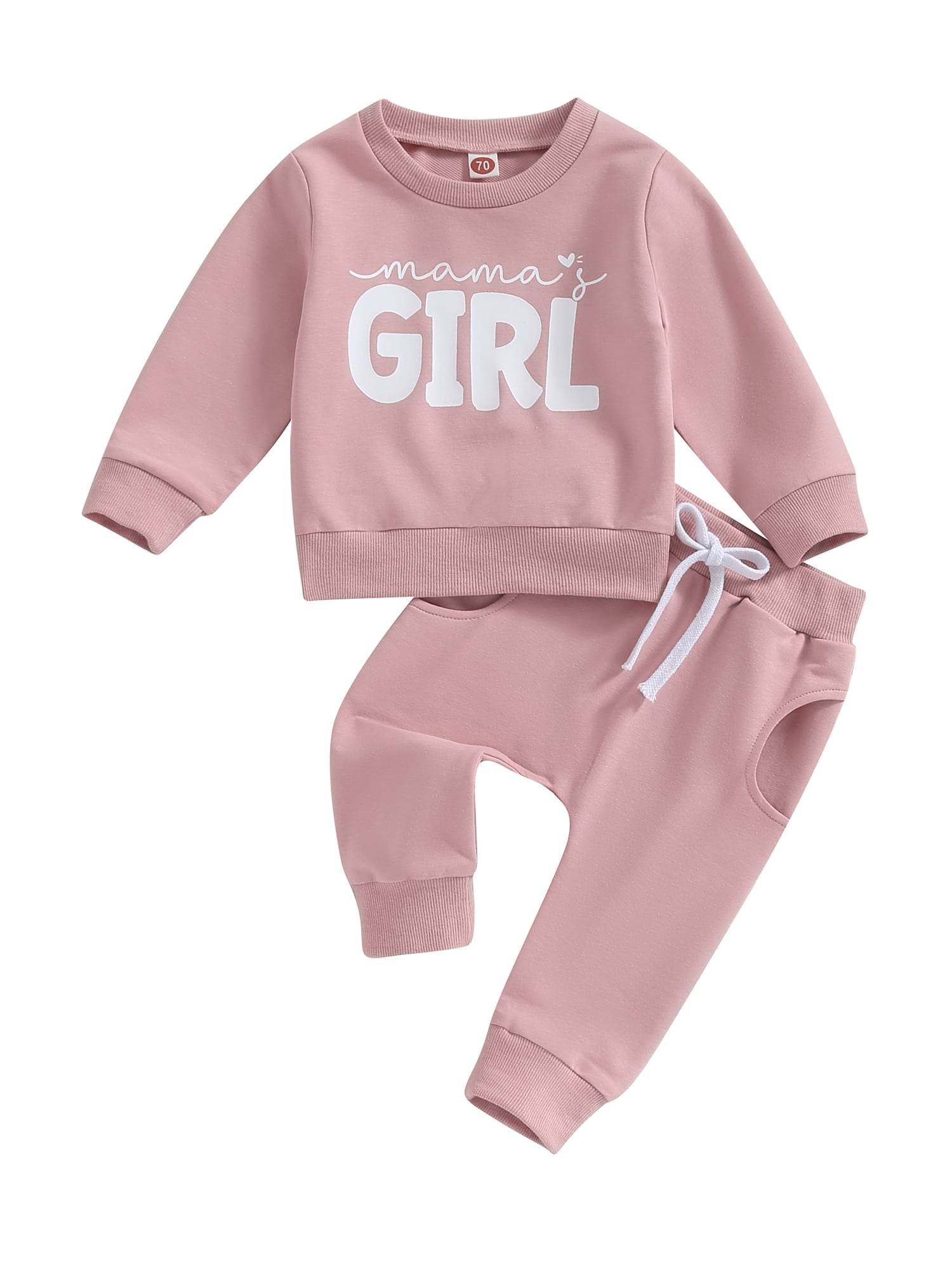 Shuttle tree Toddler Baby Girl Fall Winter Outfits Long Sleeve Sweatshirt Tops Pants Clothes Set ...