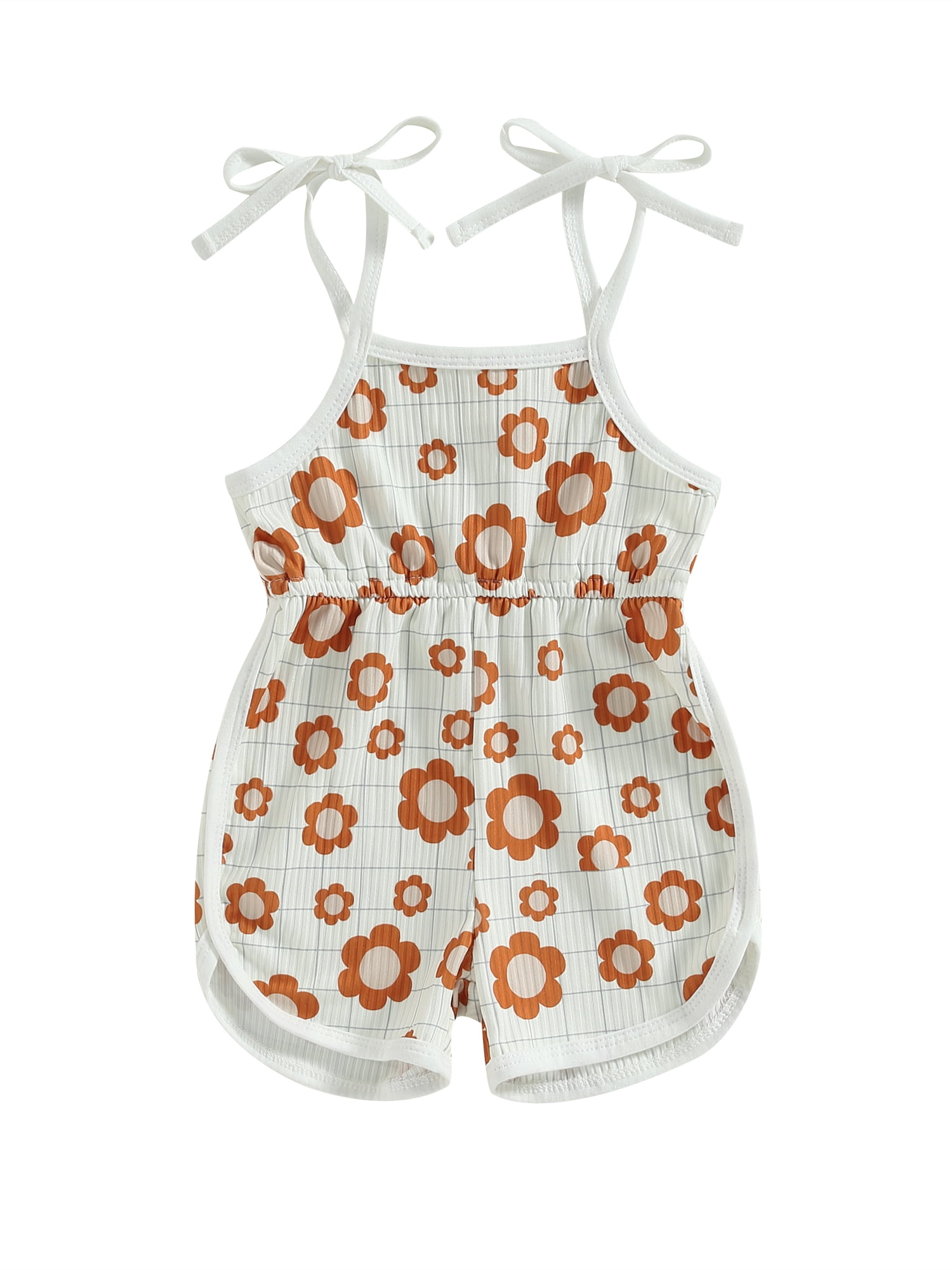 Shuttle tree Toddler Girl Clothes Baby Summer Cute Halter Romper 6 Months to 4 Years Old ...