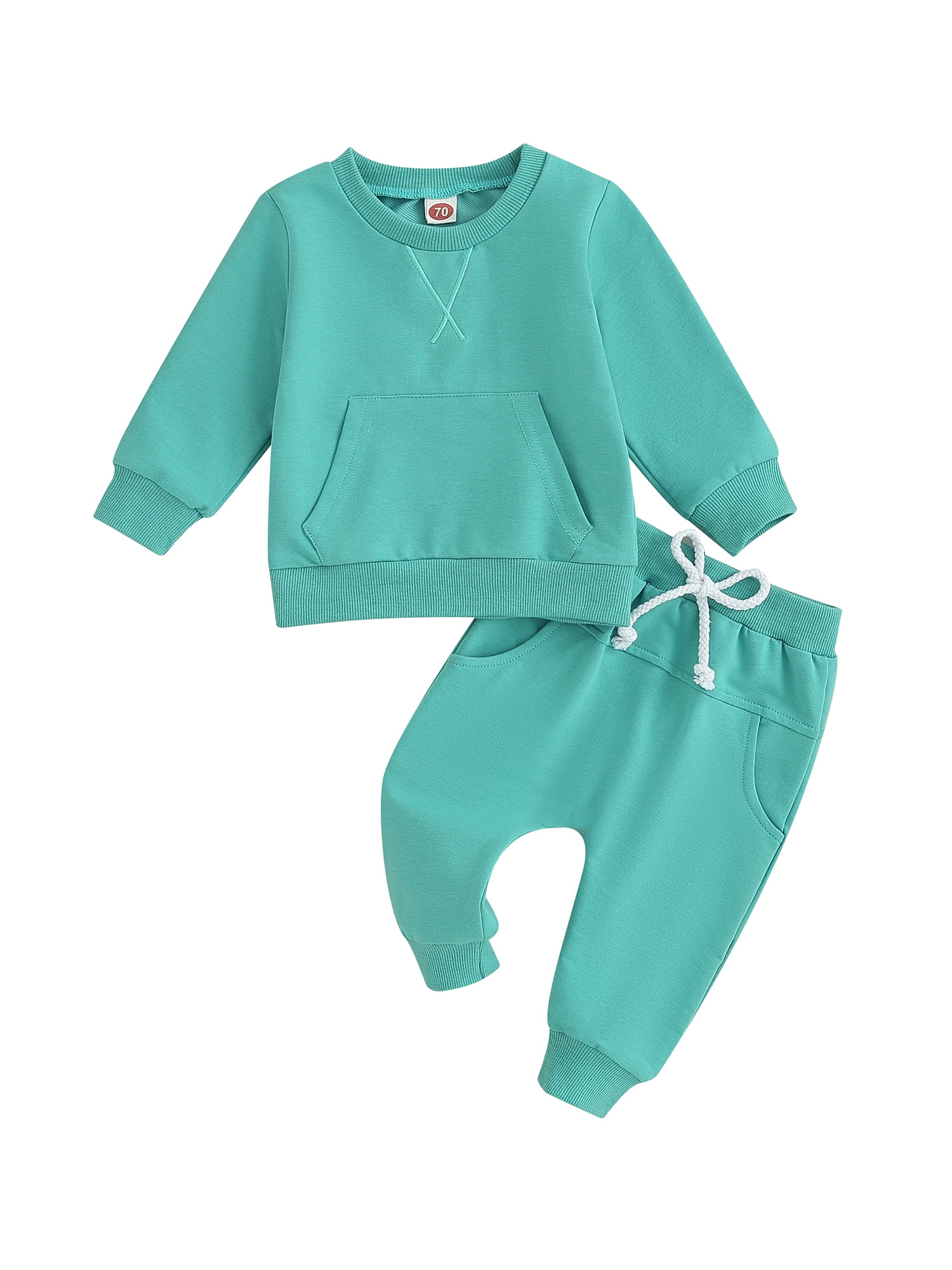 Shuttle tree Toddler Newborn Baby Boy Girl Outfit Long Sleeve Sweatshirts Pants Clothes Set ...