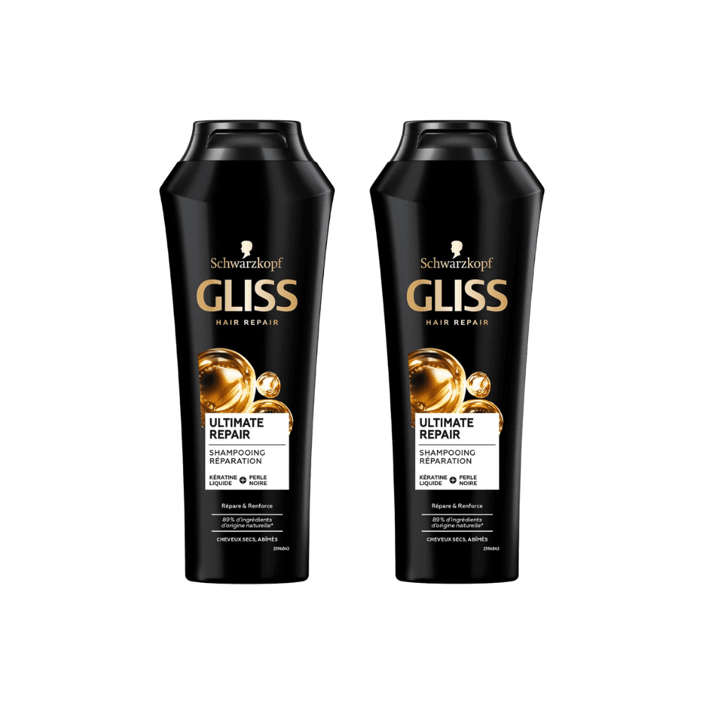 Shwarzkopf Gliss Shampoo Ultimate Repair 400 ml 2 Pack - Walmart.com