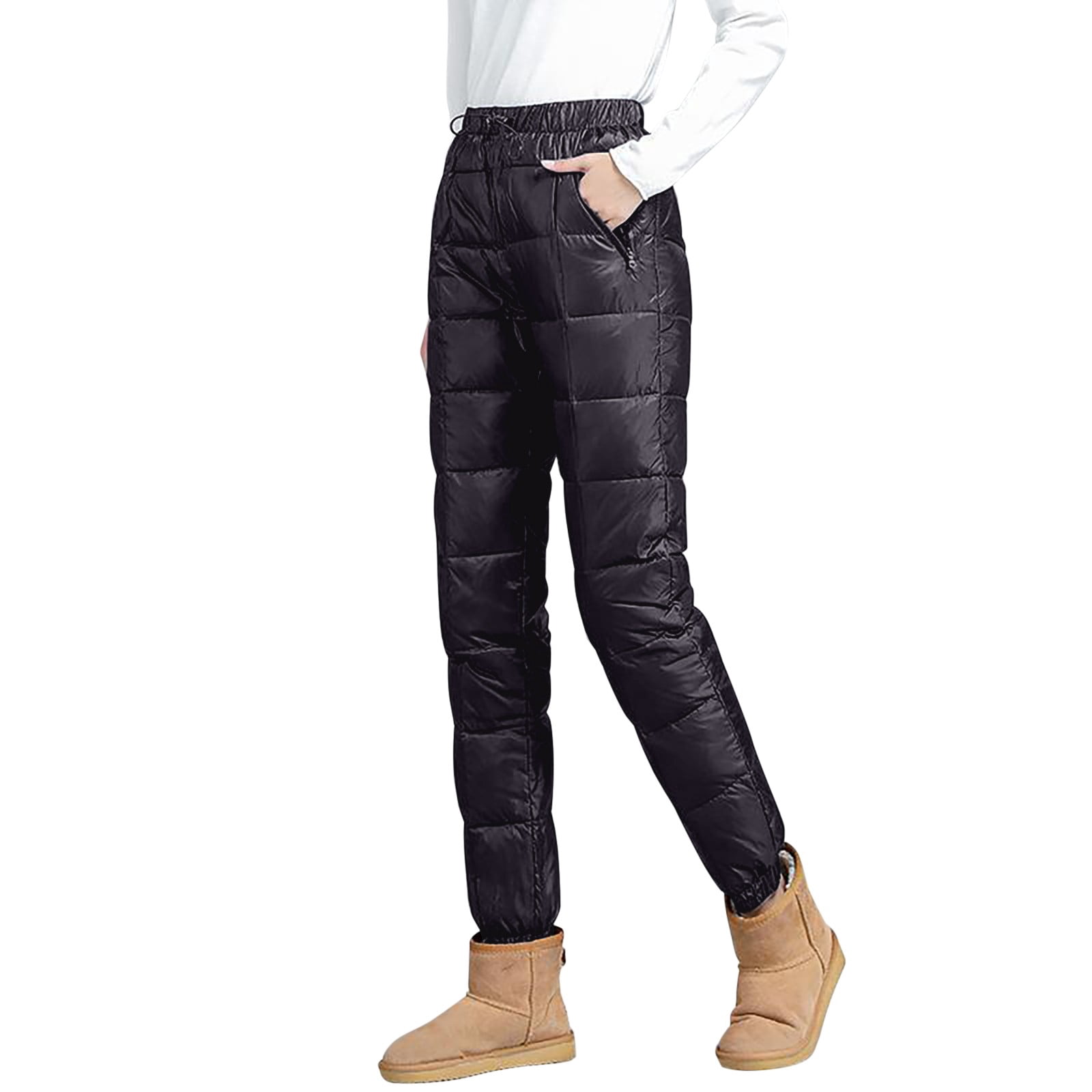 Shwomsmer Winter Plus Plus Size Down Trousers For Men And Women Wear ...