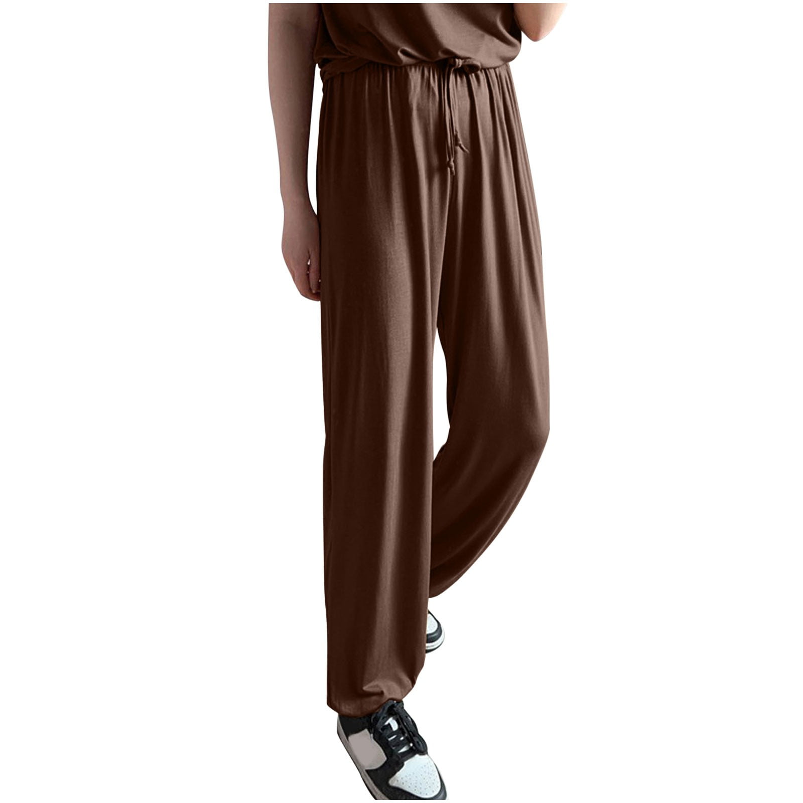 Shwomsmer Women's Pants Slacks Women's Spring Drape Loose Skinny ...