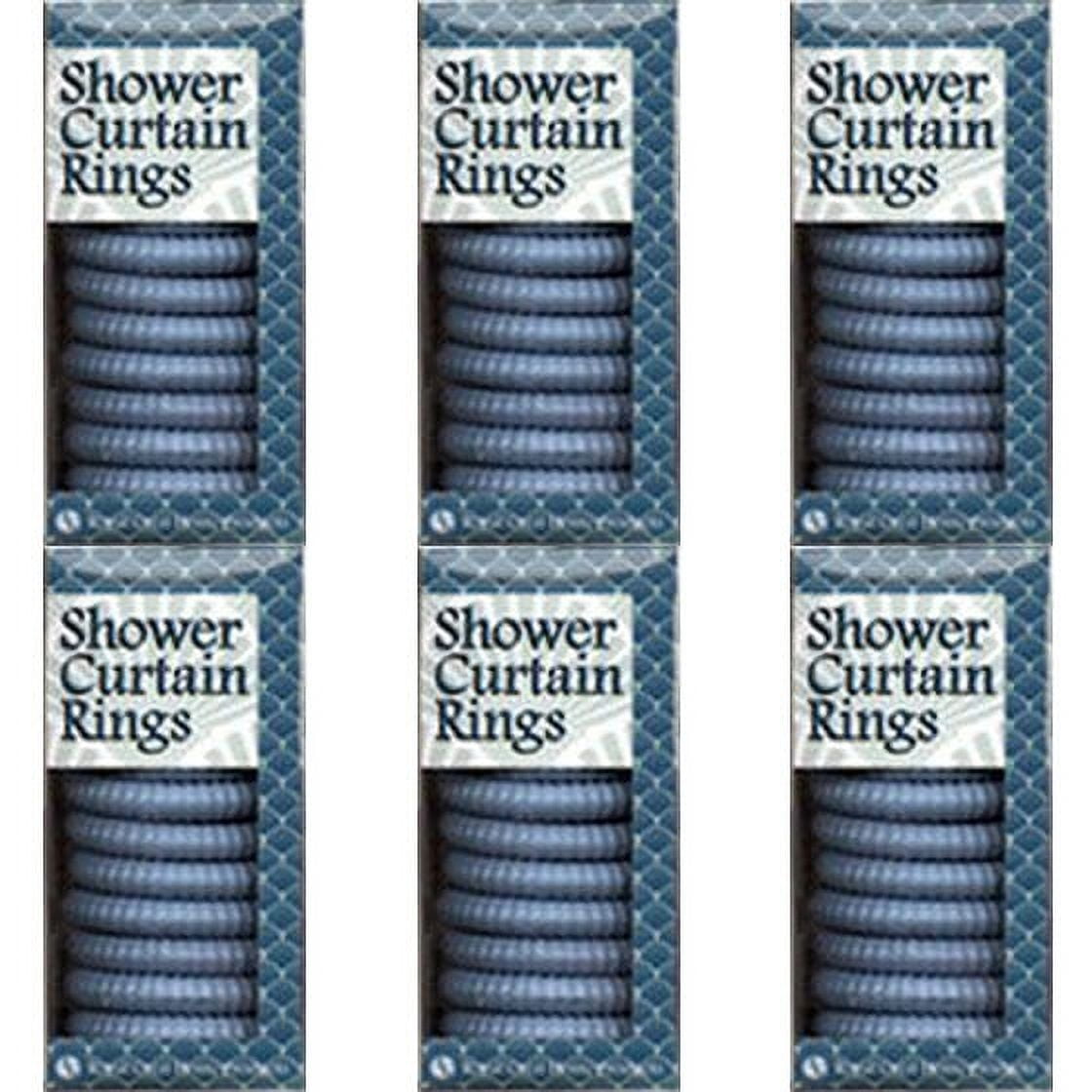 Shwr Curtn Hooks Blue Size Ea, PartNo 194247, by Royal Crest Home ...