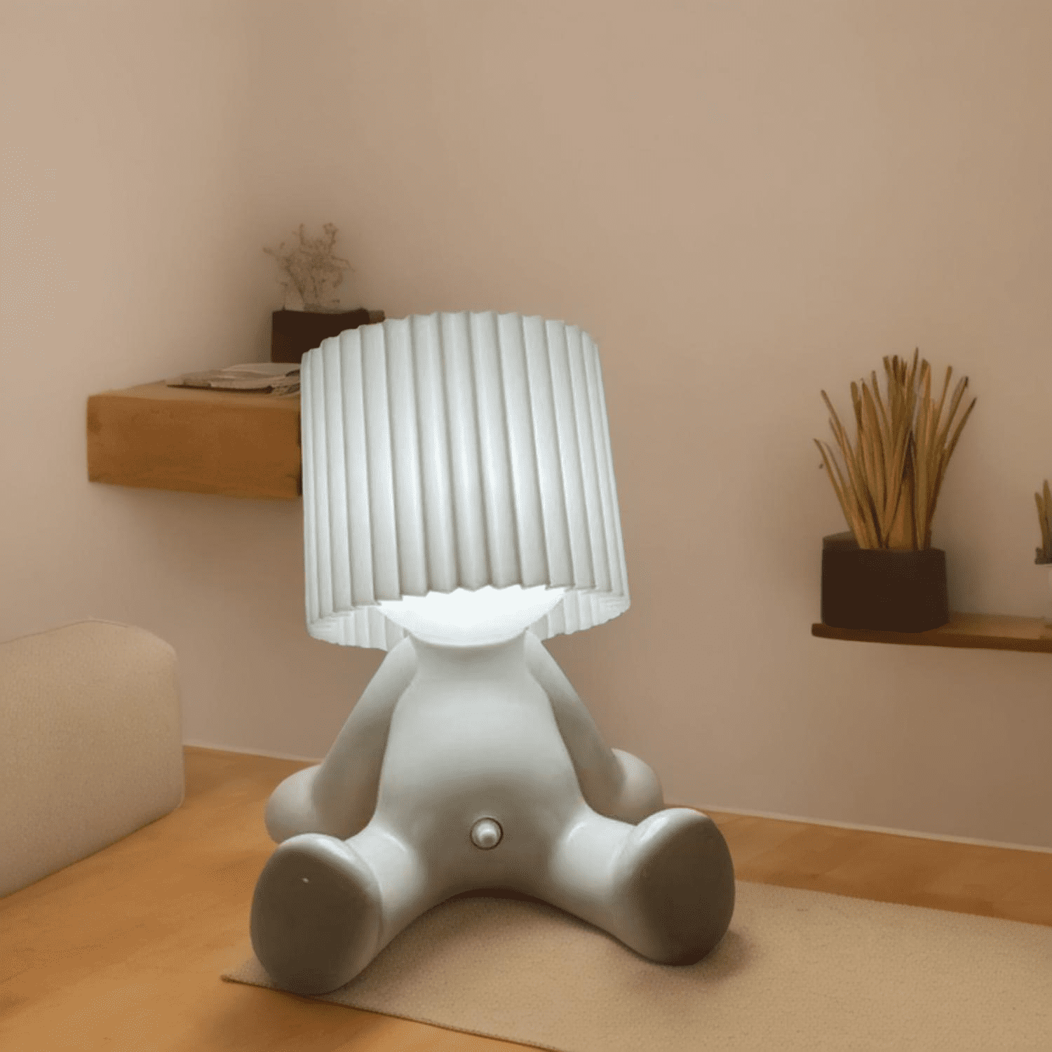 Shy Boy Desk Lamp, Creative and Charming Bedroom Night Light,Naughty ...