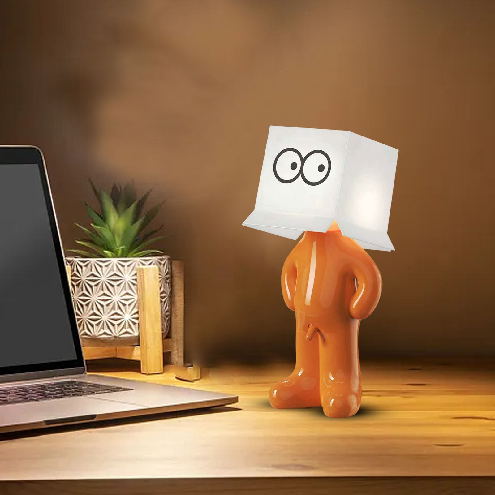 Shy Boy Table Lamp With Funny White Elephant Gifts For Adults Funny ...