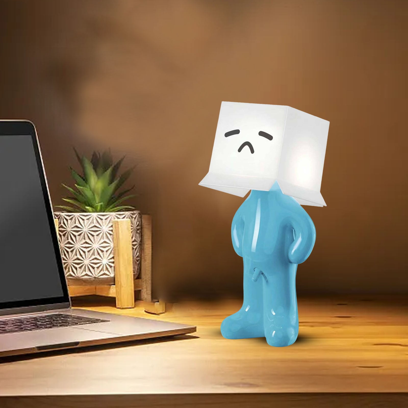 Shy Boy Table Lamp With Funny White Elephant Gifts For Adults Funny ...