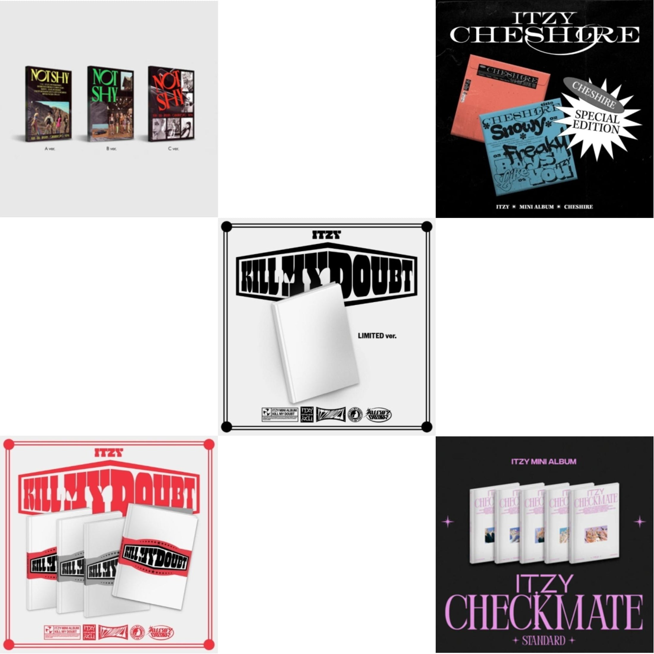 Not Shy & Kill My Doubt (Standard) & Kill My Doubt (Limited Edition ...