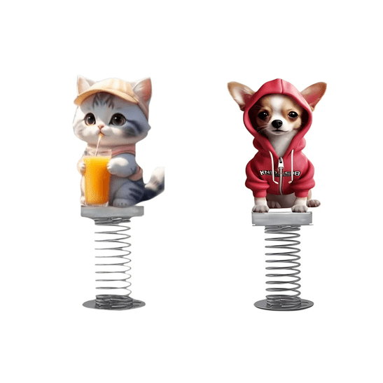 Shy Kitty Bobble Cute Cats Bobblehead 2D Flat Acrylic Shaking Cats ...