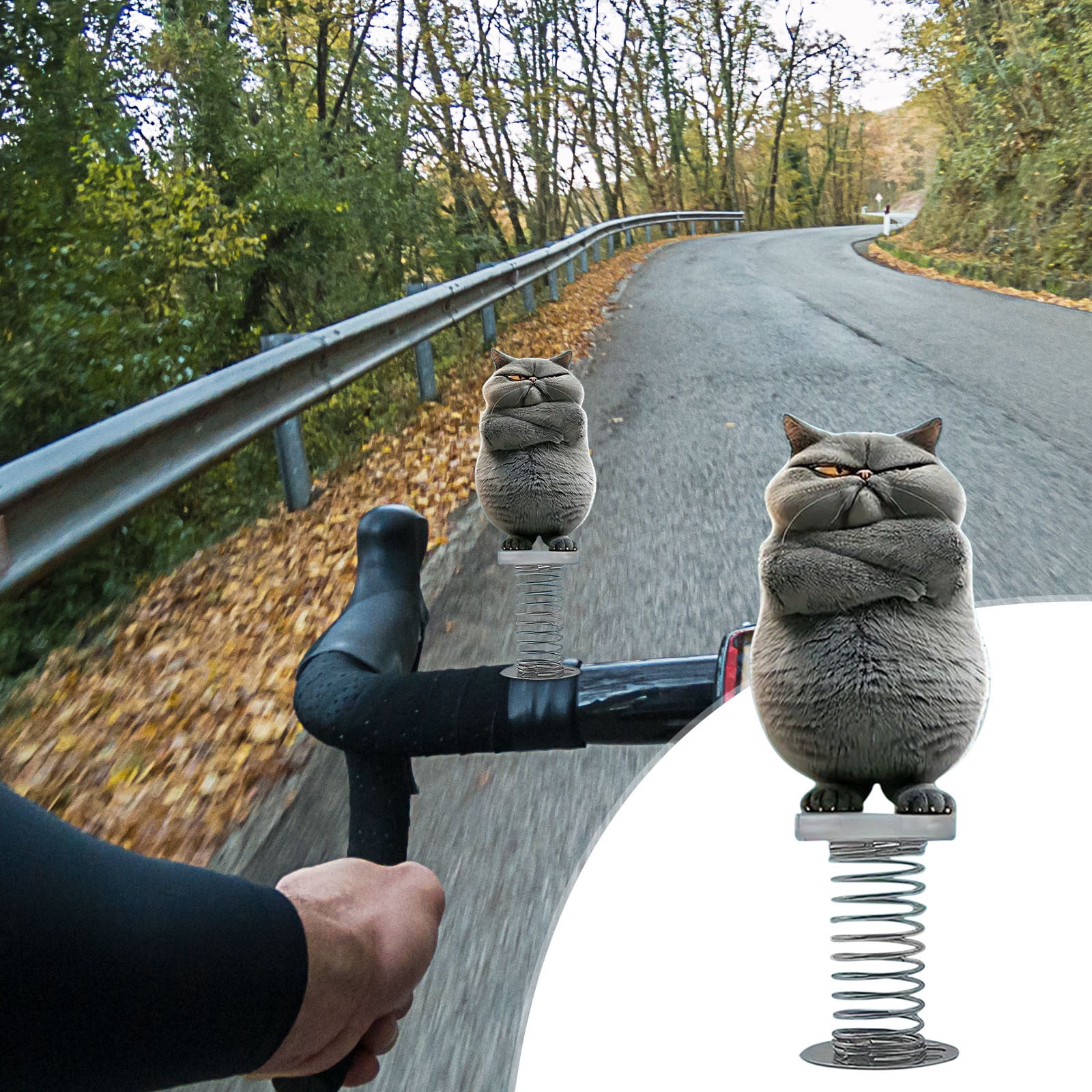 Shy Kitty Bobble, Stress Relief Cat Bobble Car Dashboard Decorations ...