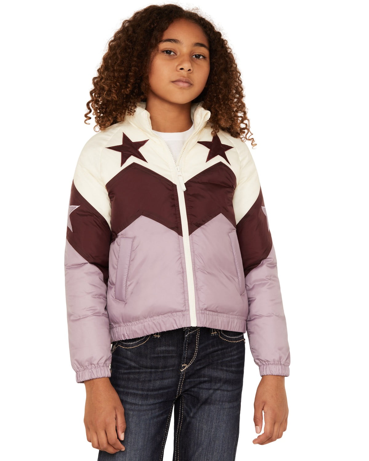 Shyanne Girls' Color Block Star Jacket - SGHO22O59 - Walmart.com