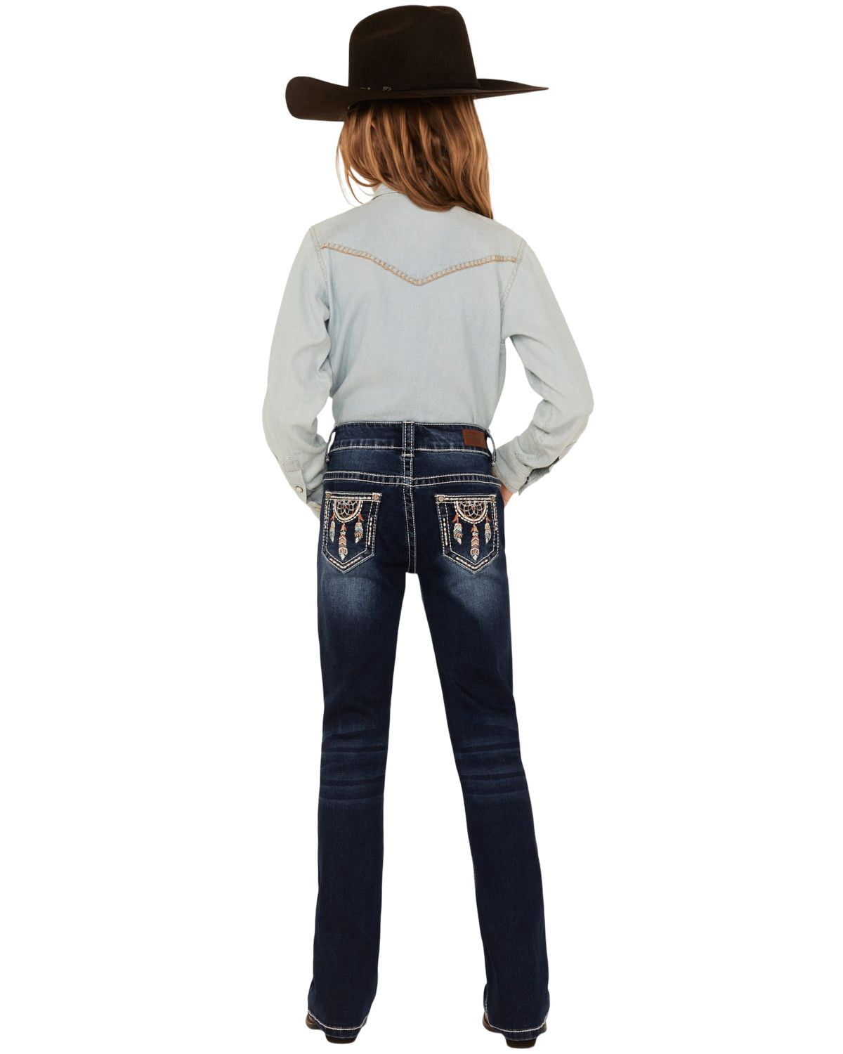Shyanne Girls' Dreamcatcher Pocket Bootcut Jeans - SGSU23J1 16 REG ...