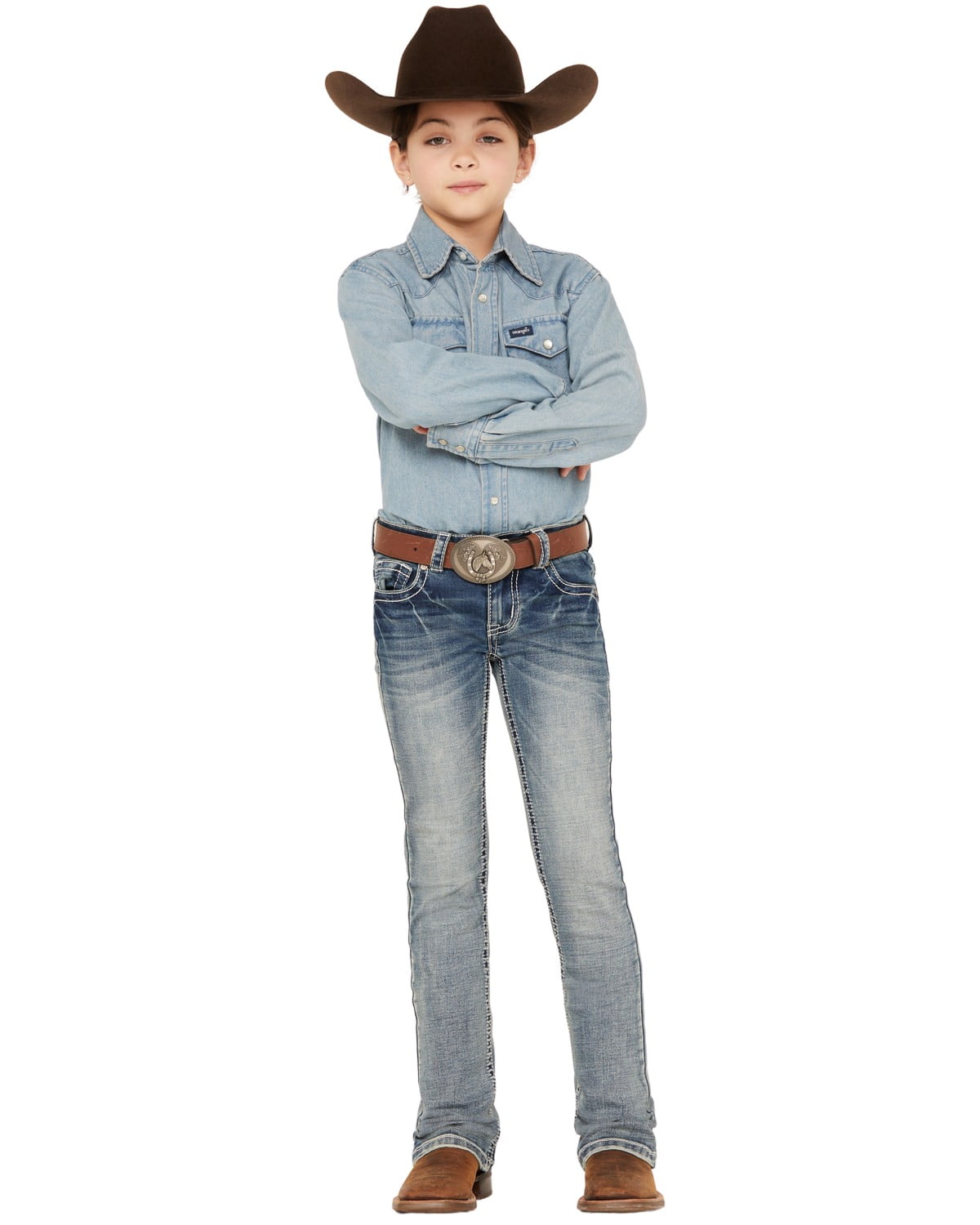 Shyanne Girls' Little Floral Dreamcatcher Bootcut Jeans - SGHO22J2-LIL ...