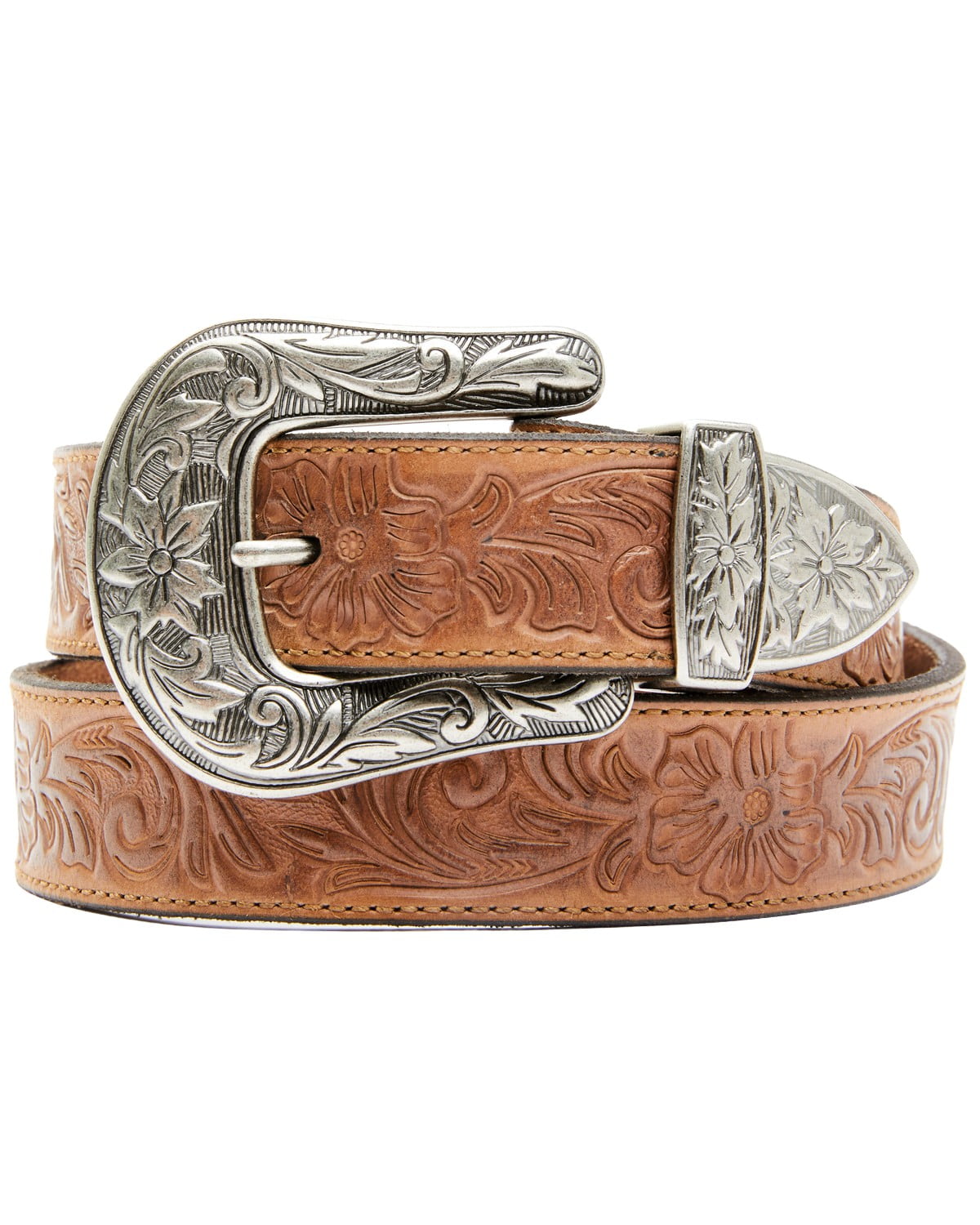Shyanne Women's 3Pc Floral Embossed Buckle Belt - SAHO21BT1 Medium ...