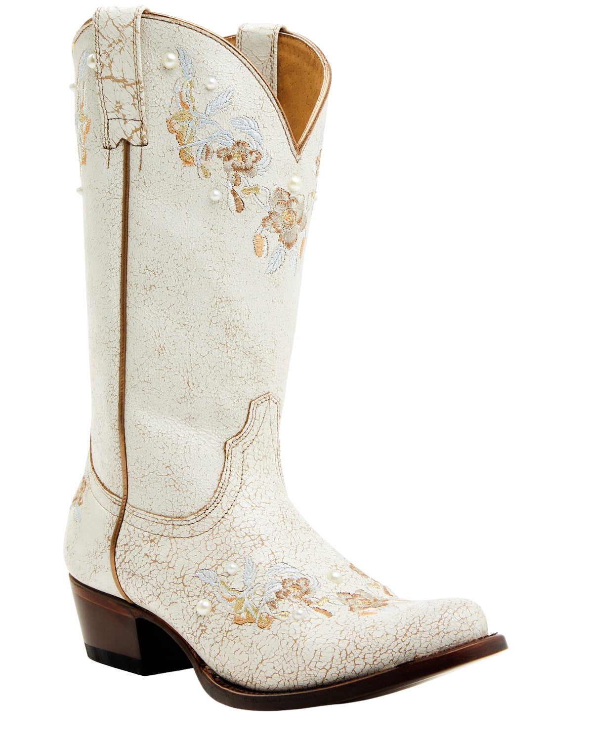 Shyanne Women's Byrdie Crack Embroidered Western Boot Round Toe ...