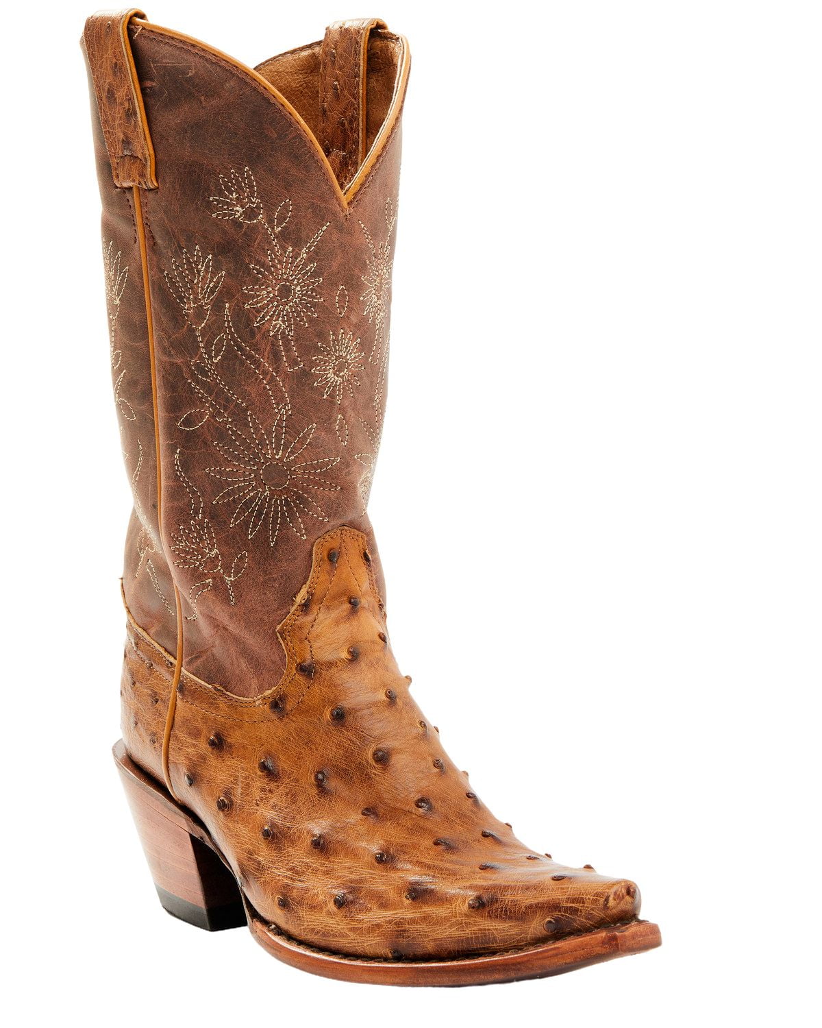 Shyanne Women's Daisie Exotic Full Quill Ostrich Western Boot Snip Toe ...