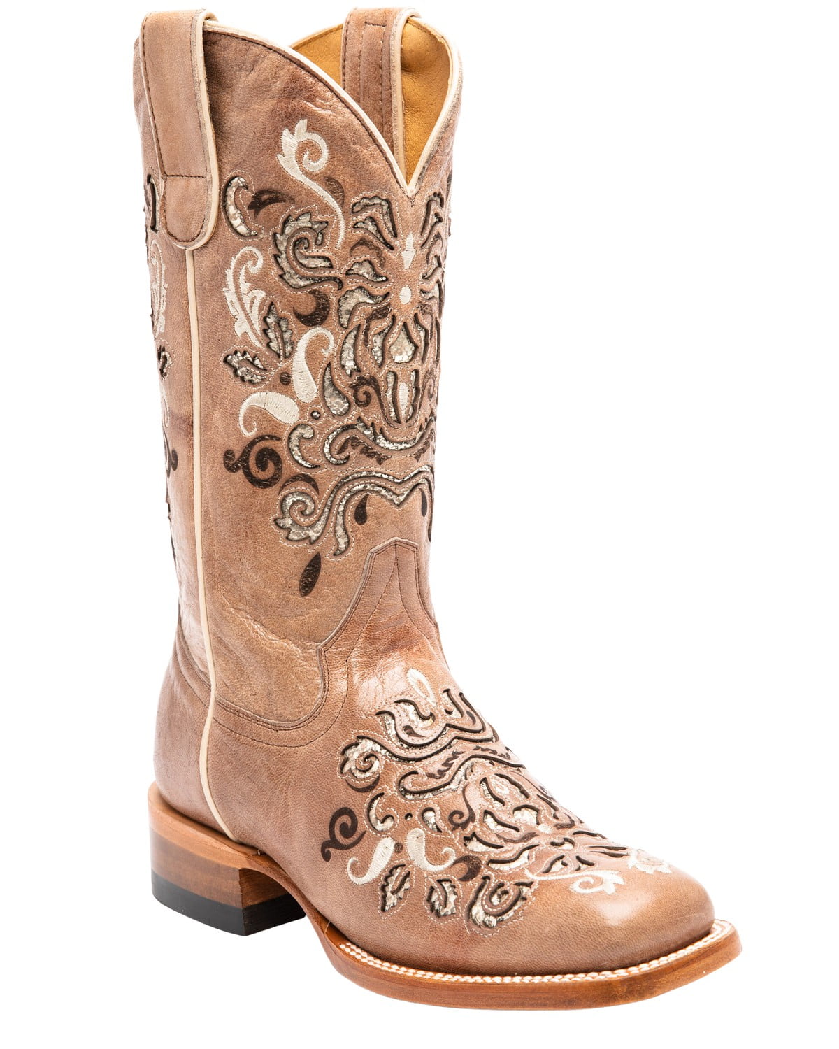 Shyanne Women's Hybrid Leather Tpu Verbena Western Performance Boot ...