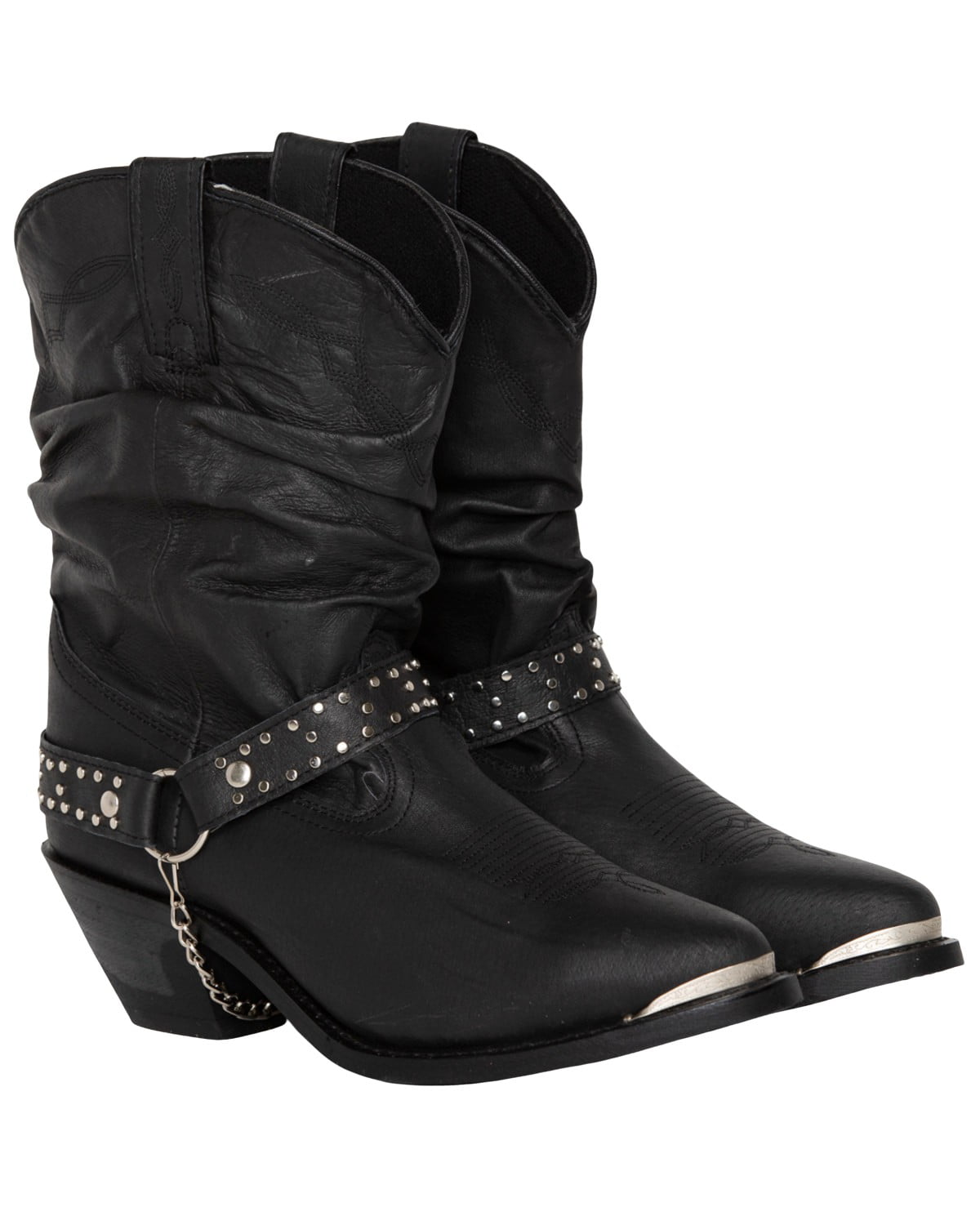 Shyanne Women's Tammye Slouch Harness Fashion Boot Pointed Toe ...