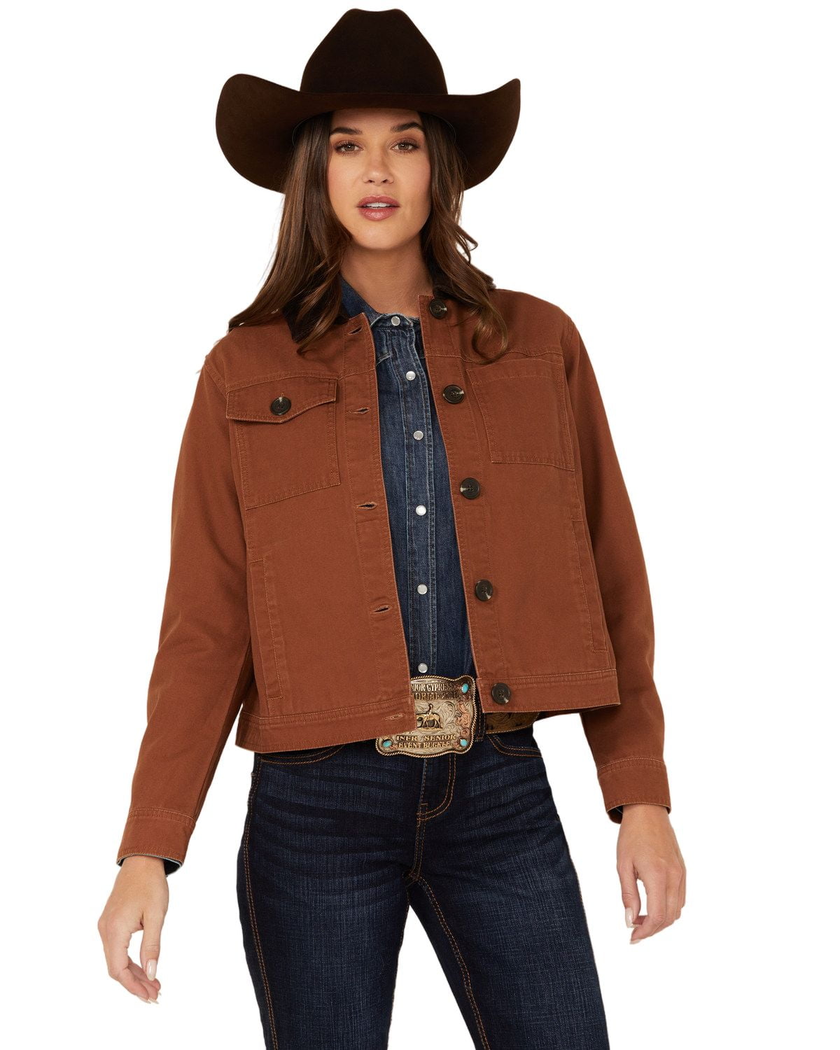Shyanne Women's Underwood Canvas Barn Jacket - SRSP24O59-LTBN Medium US ...