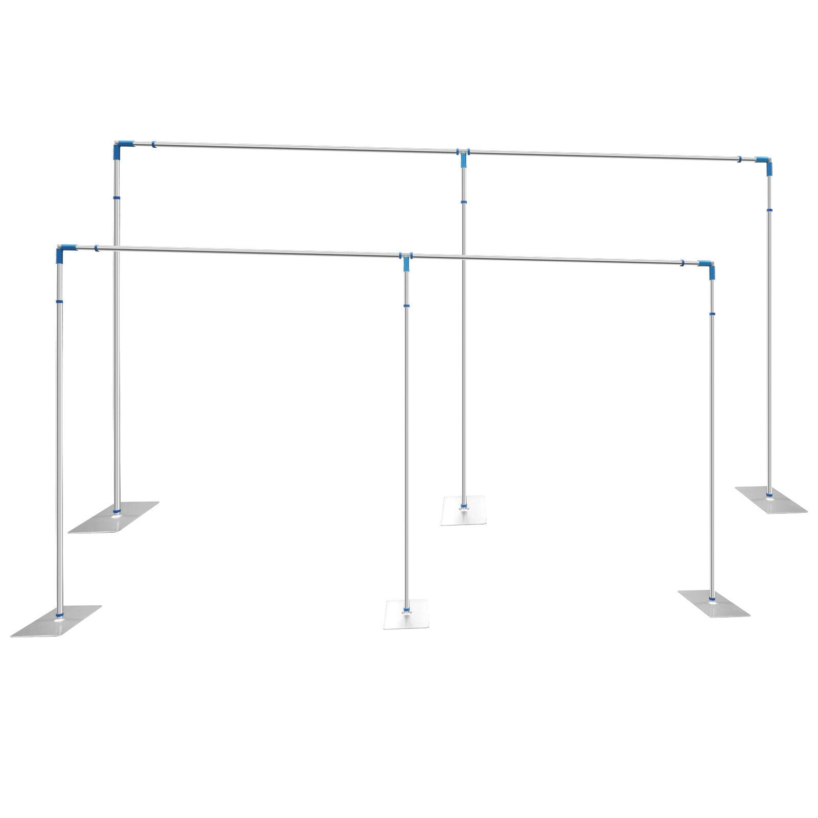 Shzicmy 10 X 50 Feet Stainless and Carbon Steel Pipe and Drape Backdrop ...