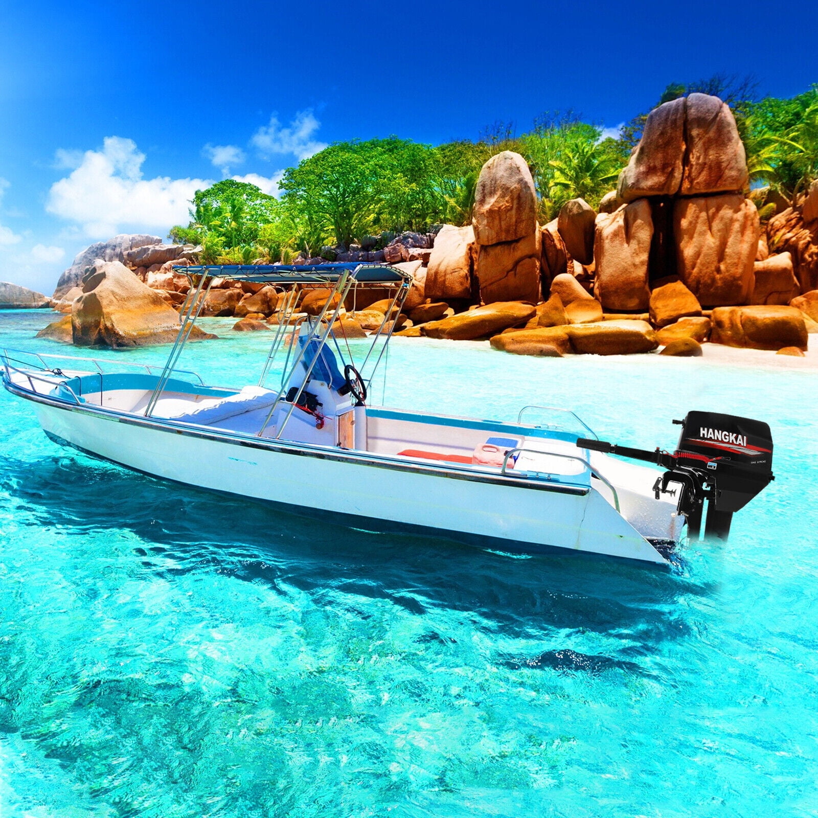 Shzicmy 12HP Long Shaft Aluminum Alloy Water-Cooled Small Engine for ...