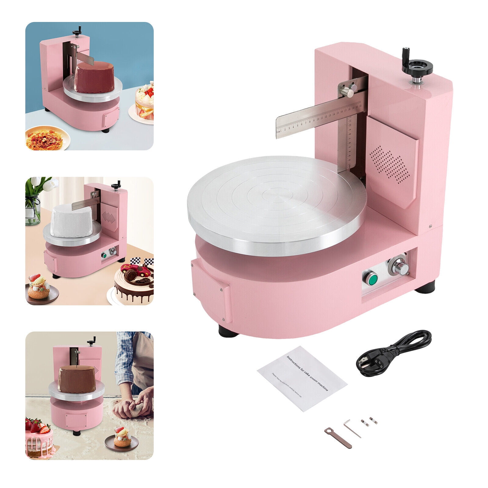 Shzicmy Automatic Cake Cream Spreading Smearing Machine Icing Coating ...