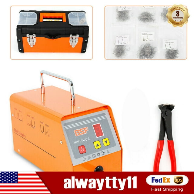 Shzicmy Hot Stapler Plastic Welder Car Bumper Repair Welding Gun Kit w ...