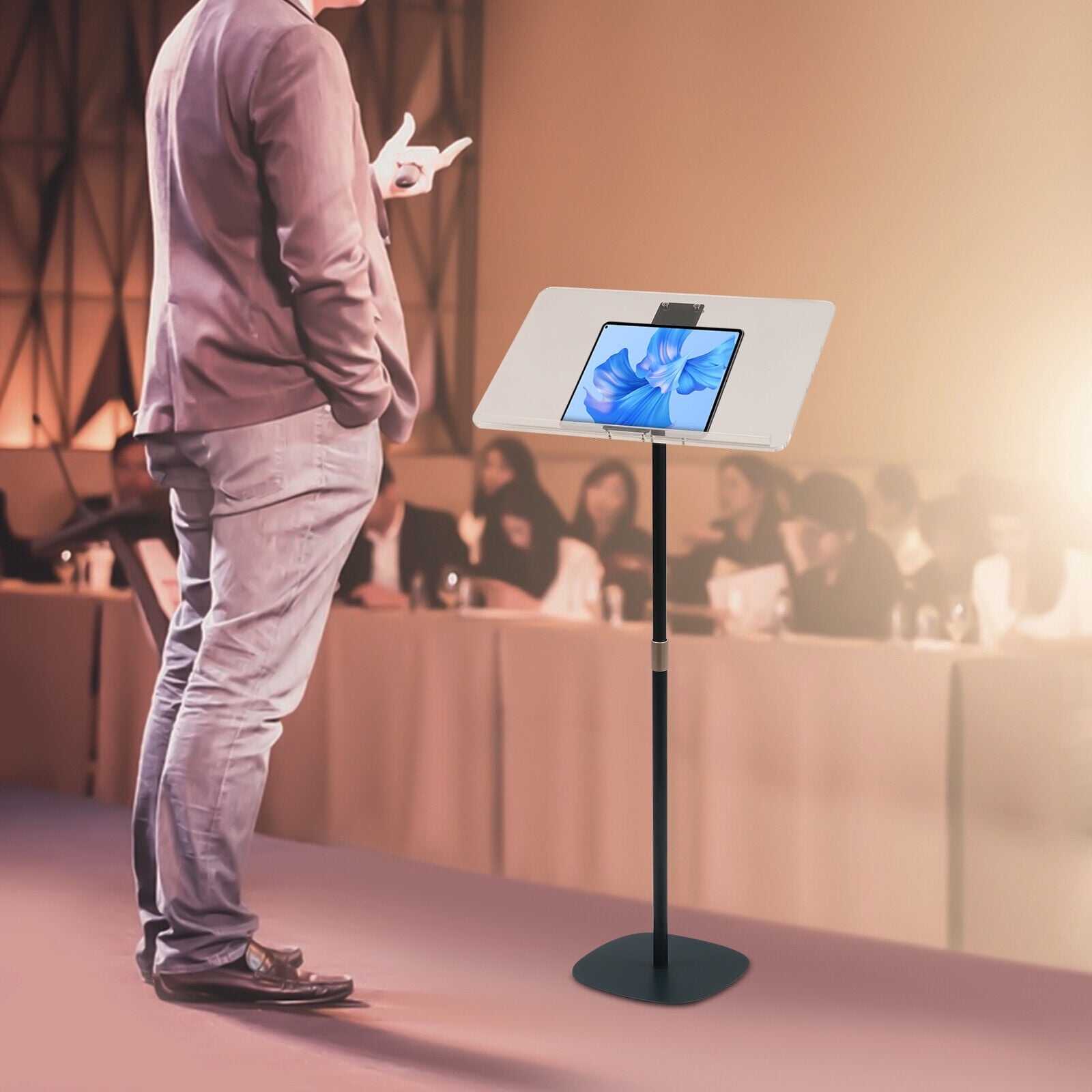 Shzicmy Portable Presentation Standing Classroom Church Height ...