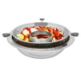Shzicmy Rotary Hot Pot, Hot Pot with Divider, Chinese-style Lifting Hot ...