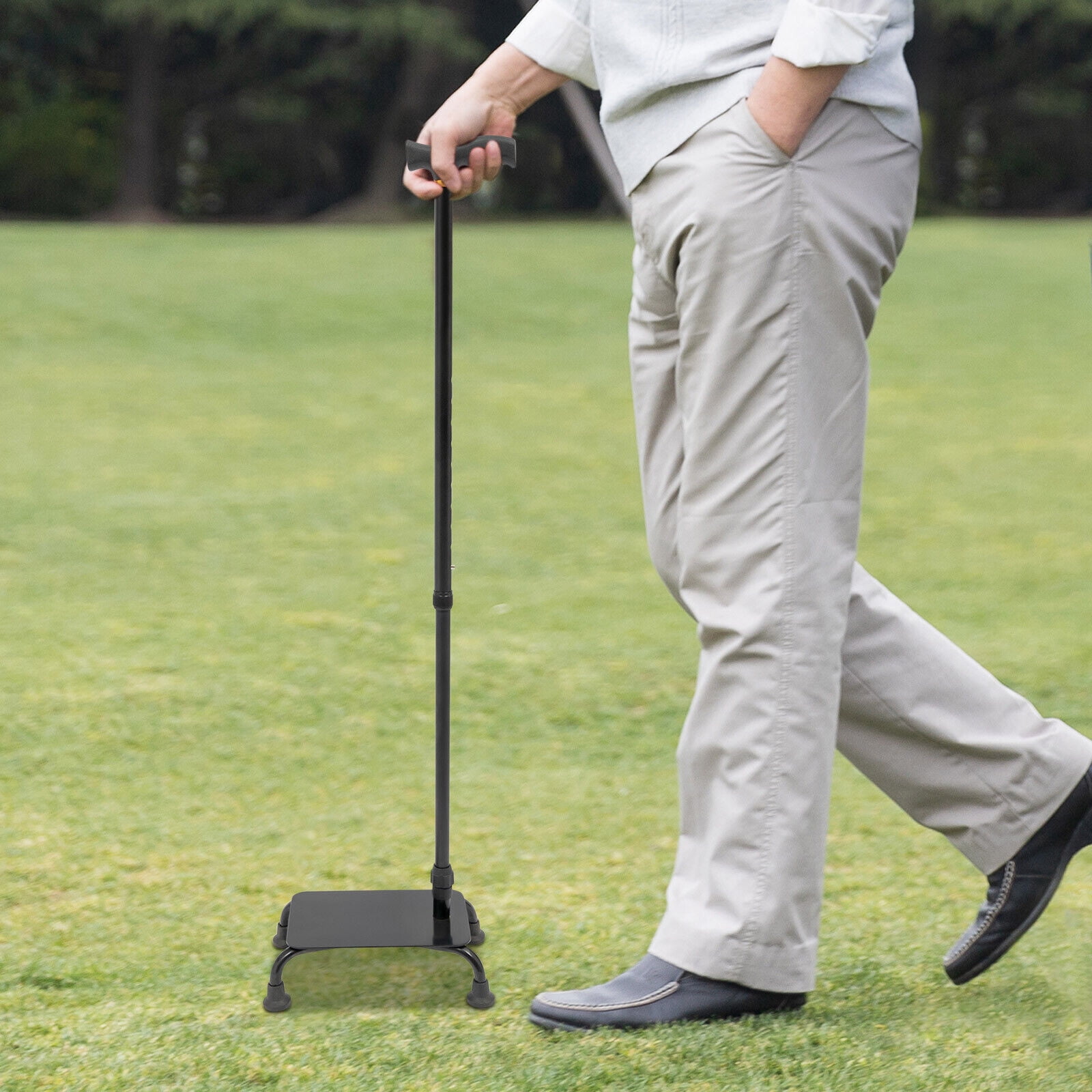 Shzicmy Stair Climbing Assist Cane, 85-105cm Adjustable Walking Cane ...