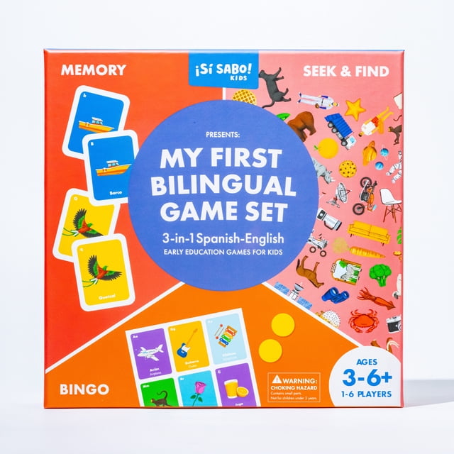 Si Sabo My First Bilingual Games Set Spanish and English Early ...