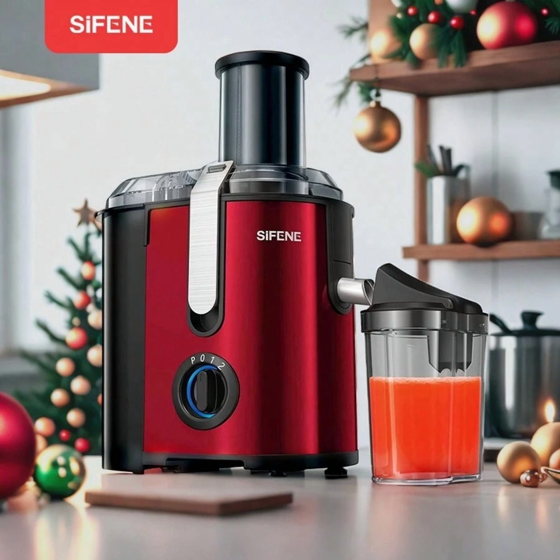 SiFENE Juicer Machine, 800W High-Yield With 3.2" Wide Feed Chute For ...