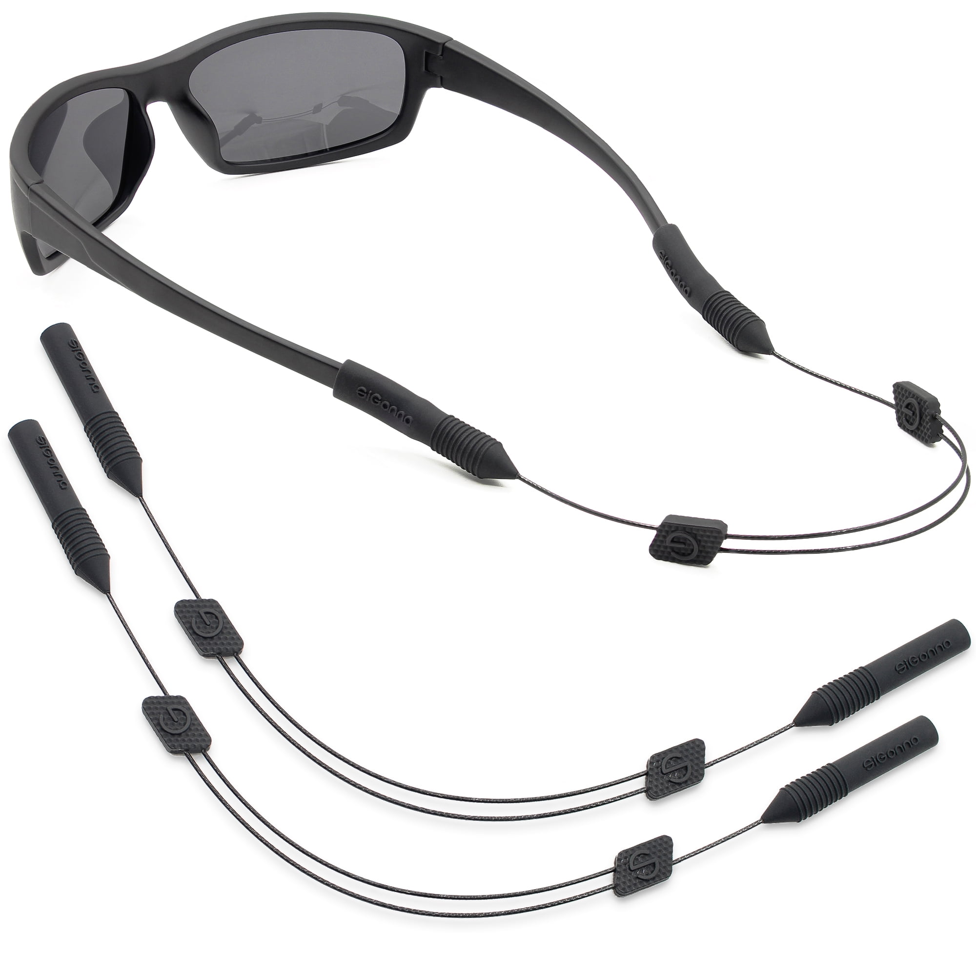 SiGonna Wired Eyewear Retainer Lanyard - 2 Cords - 13 Inch - Walmart.com